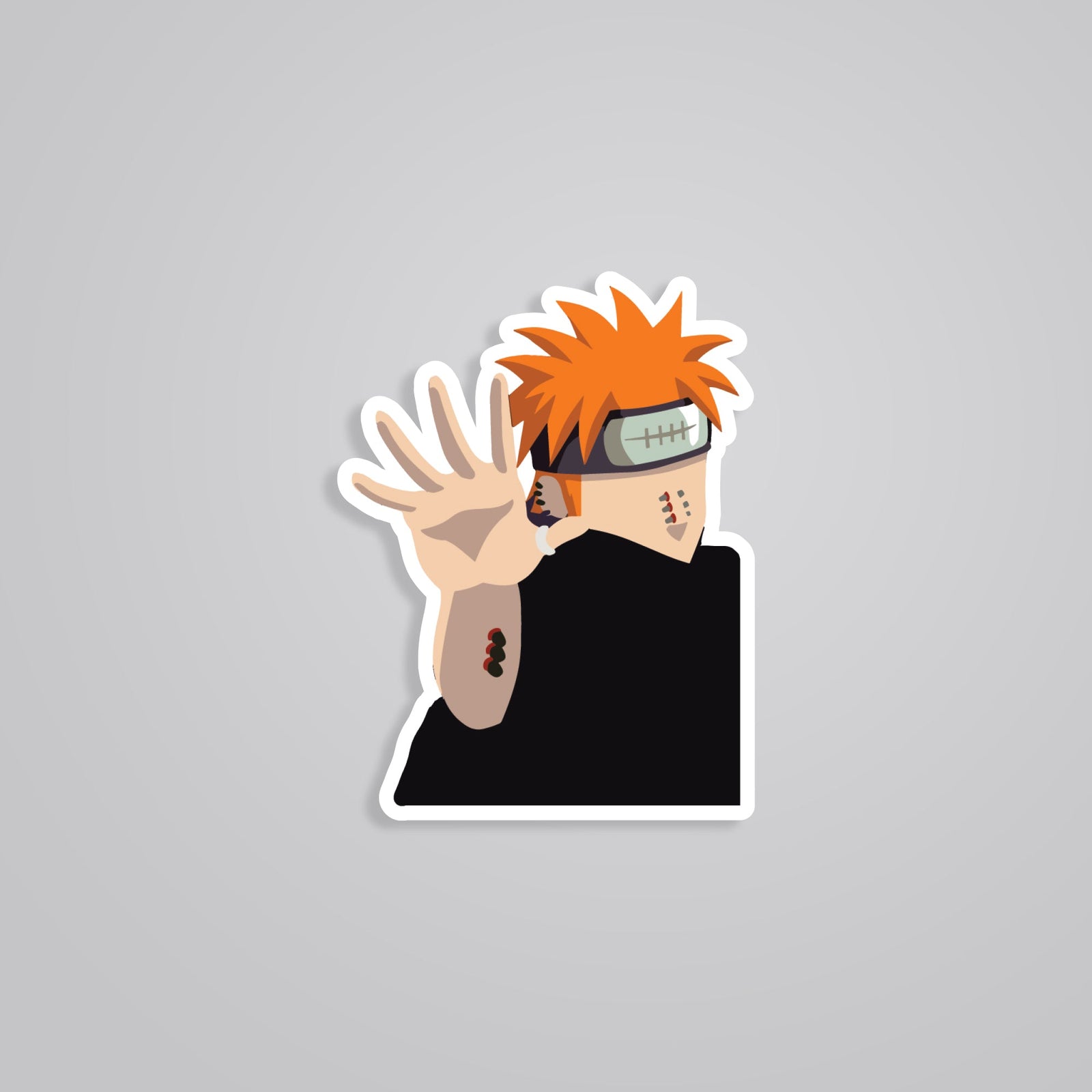 Pain Yahiko Naruto Anime Sticker - Legendary Akatsuki Decal