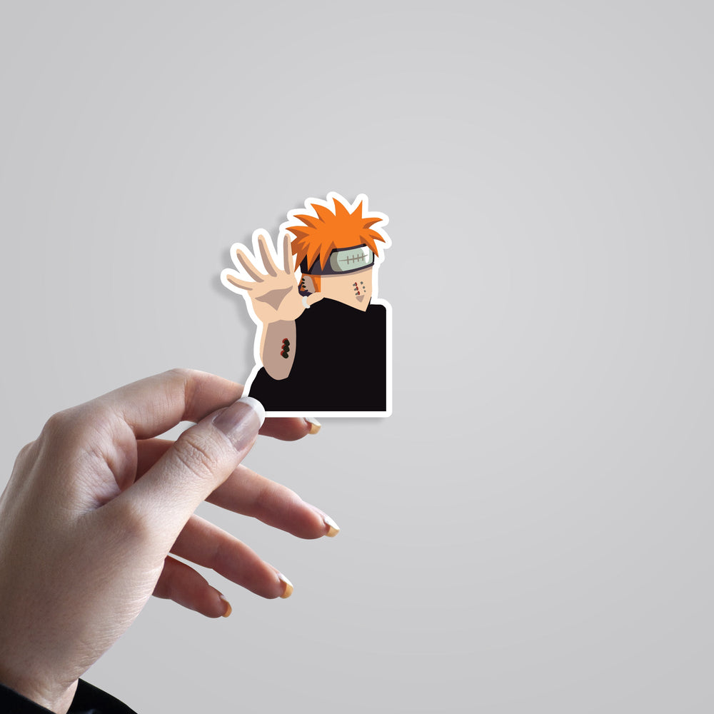 Pain Yahiko Naruto Anime Sticker - Legendary Akatsuki Decal