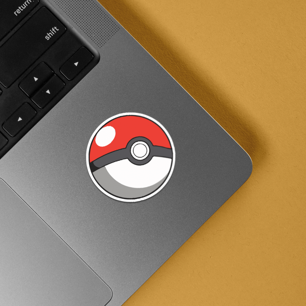 Catch 'Em All with Pokemon Ball Stickers - Playful and Iconic Designs