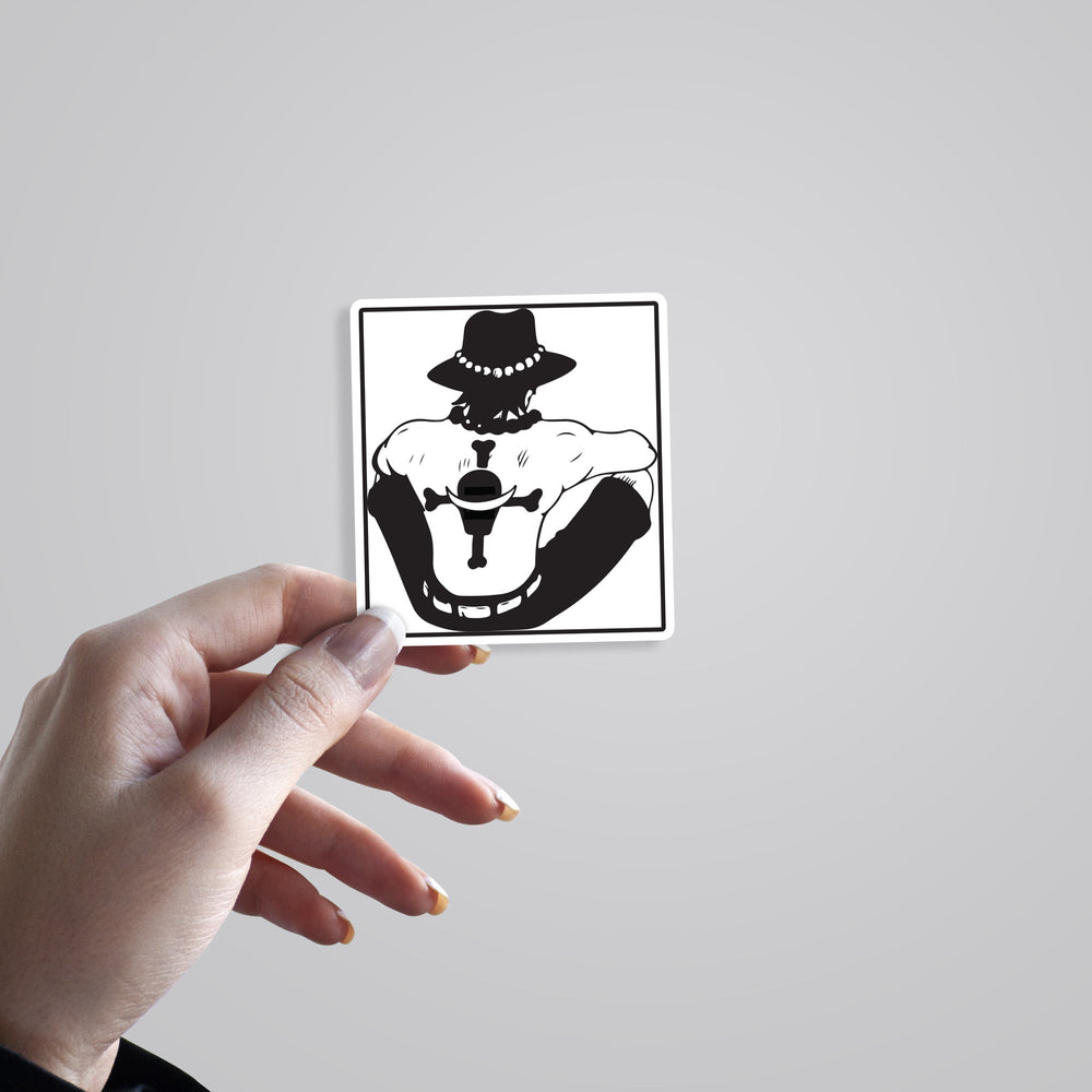 Portgas D. Ace One Piece Anime Stickers - Flame of Resilience for True Fans