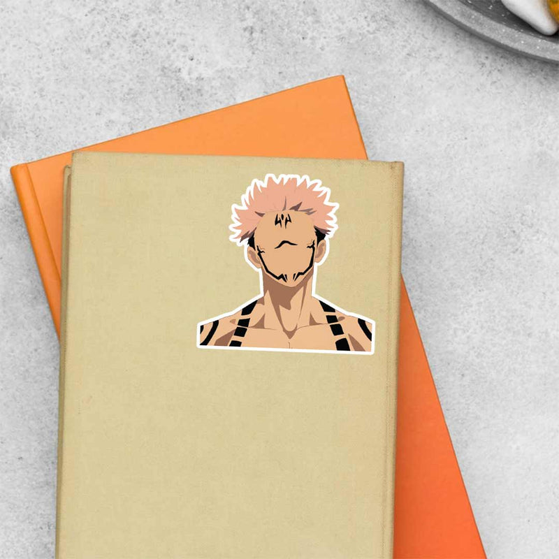 Minimalist Ryomen Sukuna Stickers - Get Yours Now