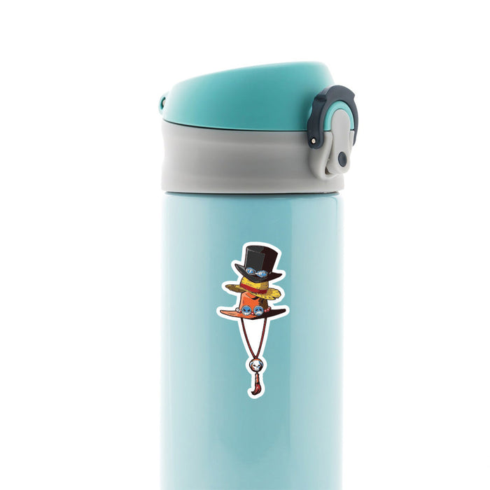 Sabo, Luffy & Ace Hats - One Piece Anime Stickers - Embark on an ...