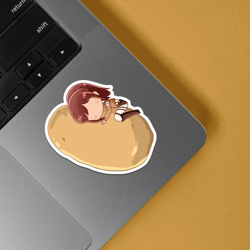 Sasha's Potato AOT Anime Sticker - Commemorate the Queen of Snacks from ...