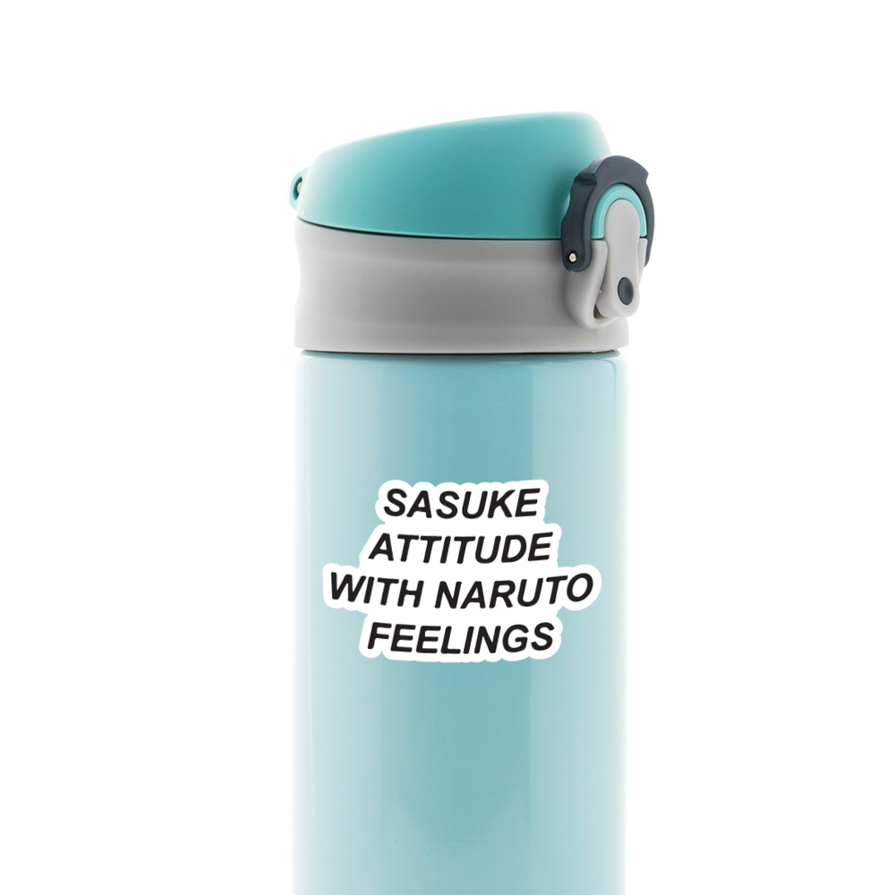 Express Your Inner Sasuke with our Stickers - Intense and Emotive Designs