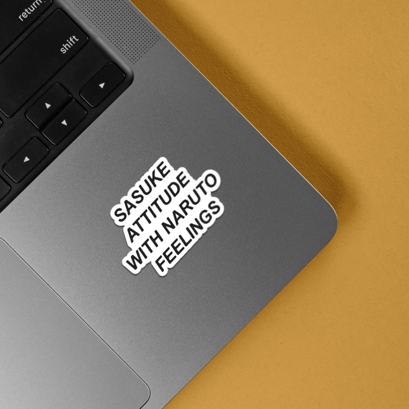 Express Your Inner Sasuke with our Stickers - Intense and Emotive Designs