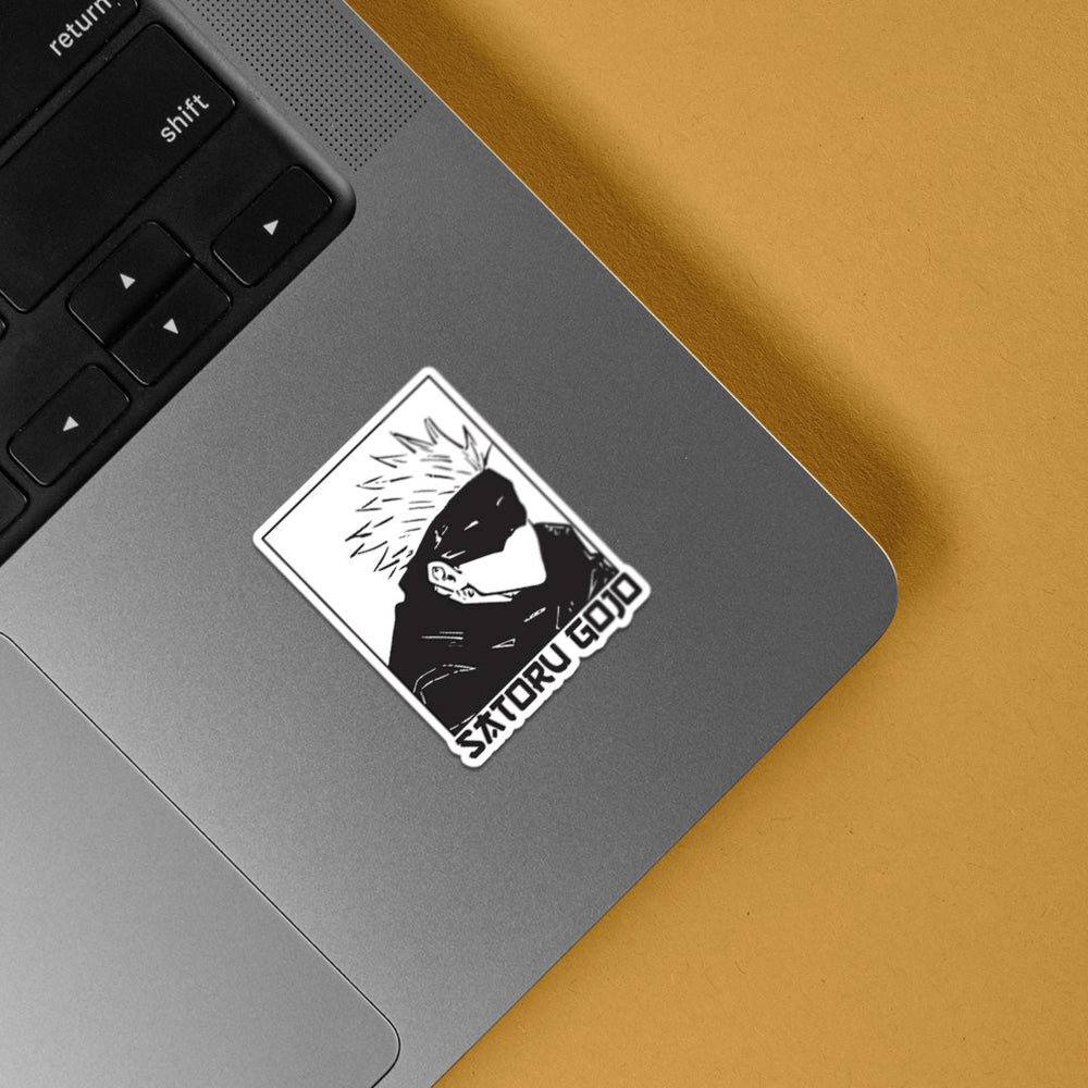 Satoru Gojo Black & White Jujutsu Kaisen Anime Stickers - Zenin-Level ...