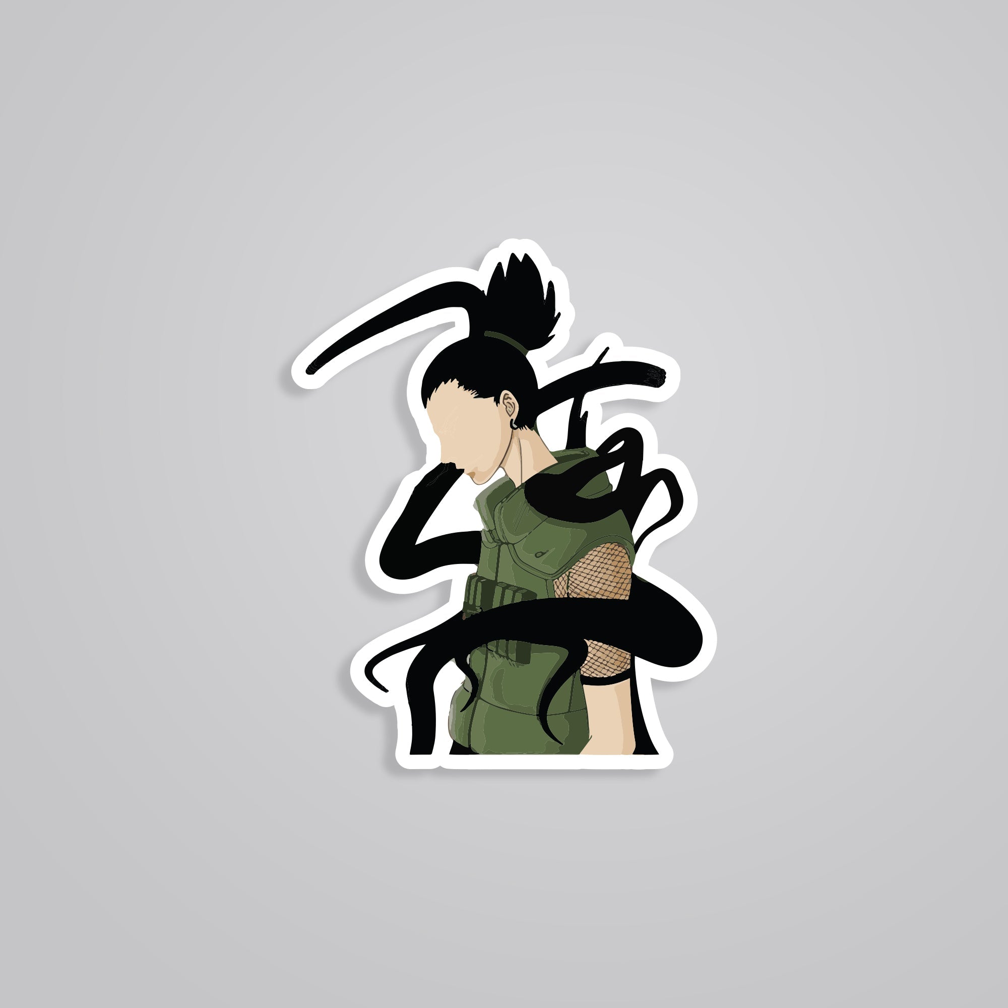 Shikamaru Naruto Anime Sticker - Embrace the Genius Ninja