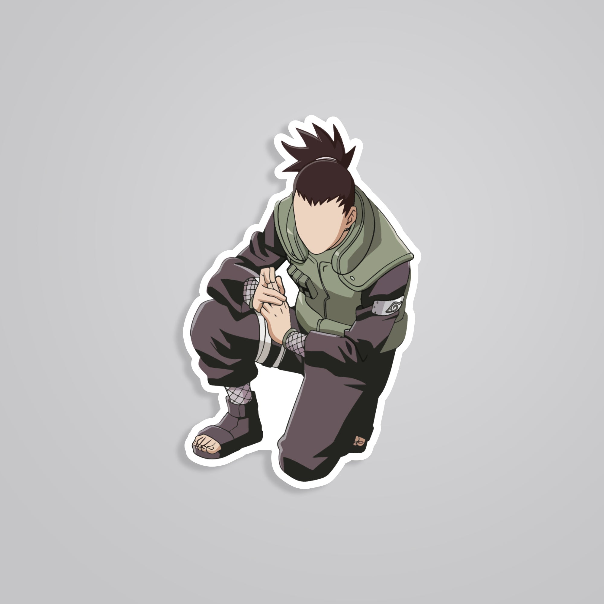Strategize in Style with Our Shikamaru In Action Naruto Anime Sticker ...
