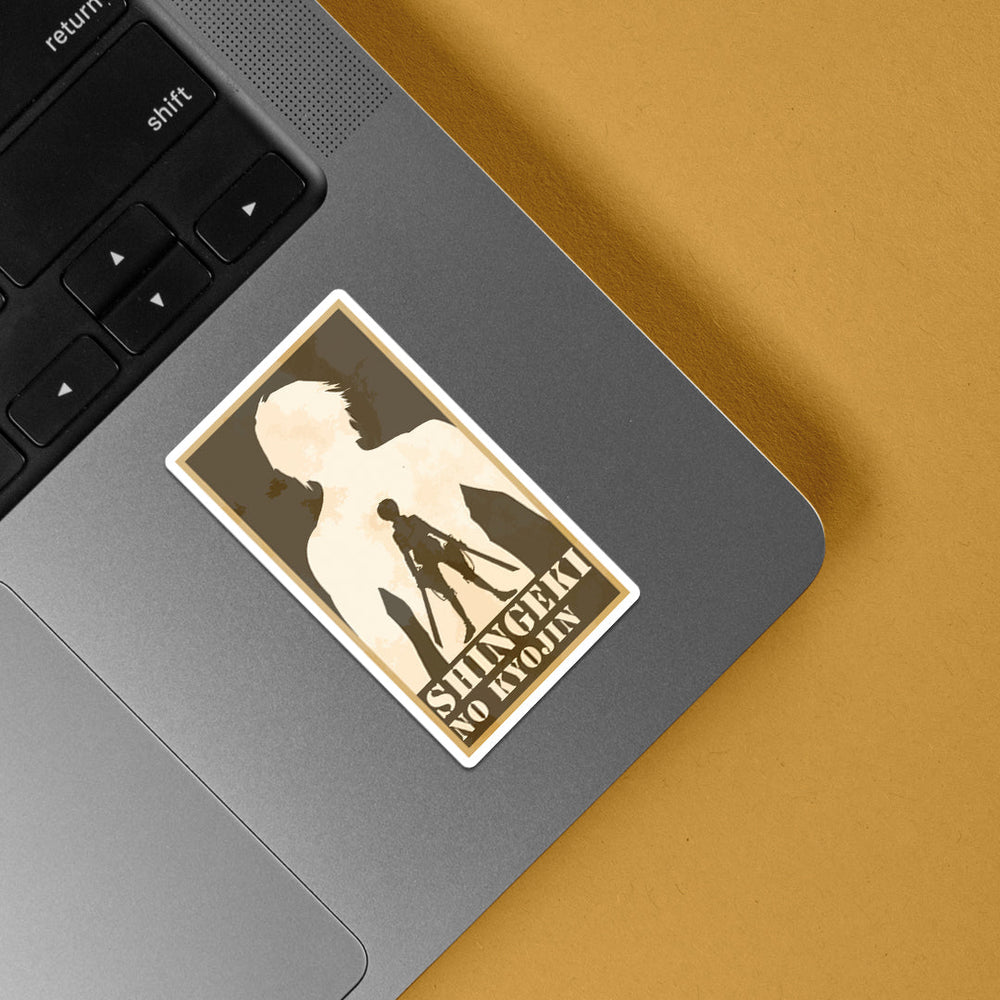 Shingeki No Kyojin Eren's Titan AOT Anime Sticker - Unleash the Power ...