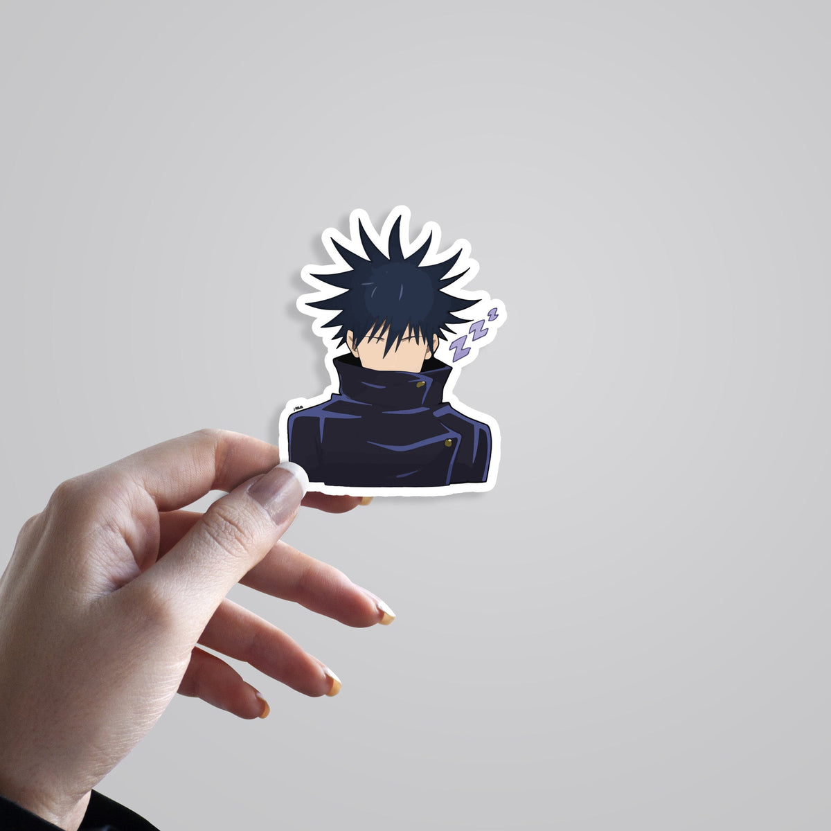 Sleeping Megumi Jujutsu Kaisen Anime Stickers - Dreamy Decals for True Fans