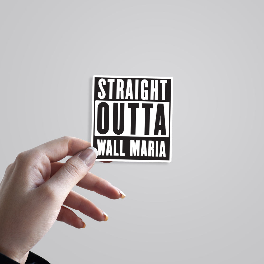 Straight Outta Wall Maria Anime Sticker - Boldly Declare Your Titan ...