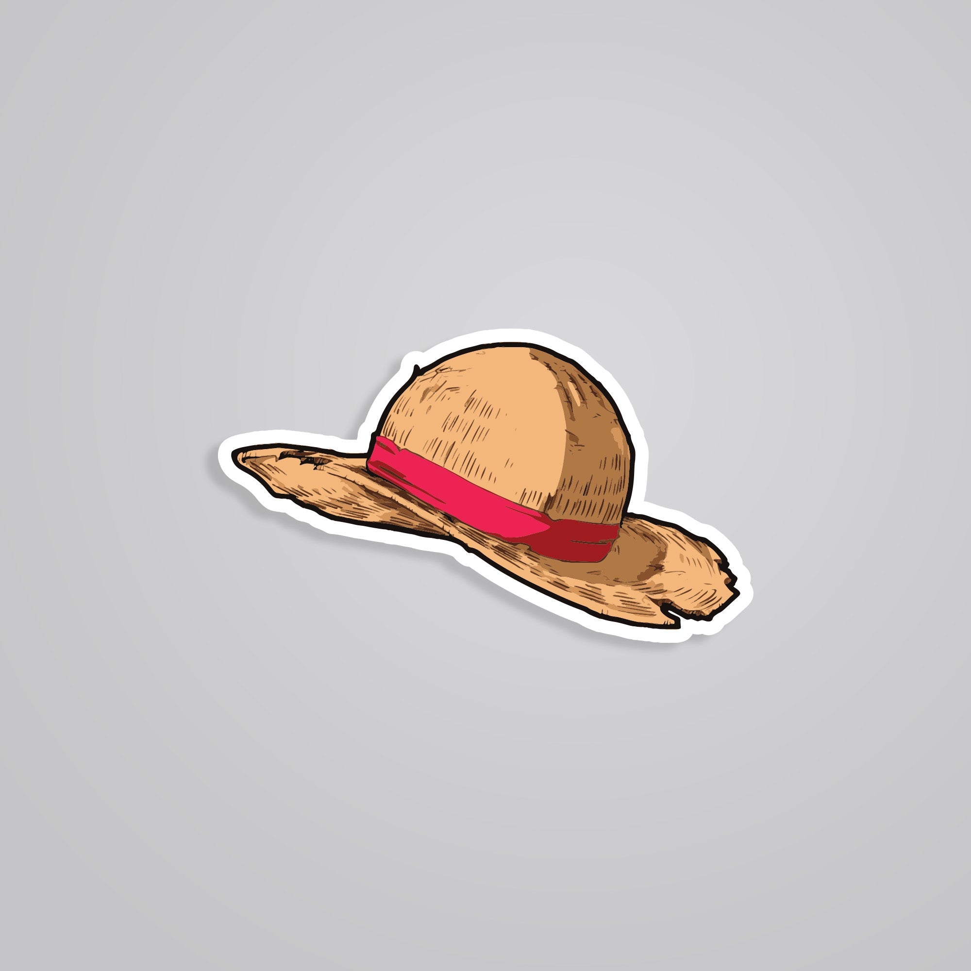 Straw Hat One Piece Anime Stickers - Set Sail with Luffy and Crew