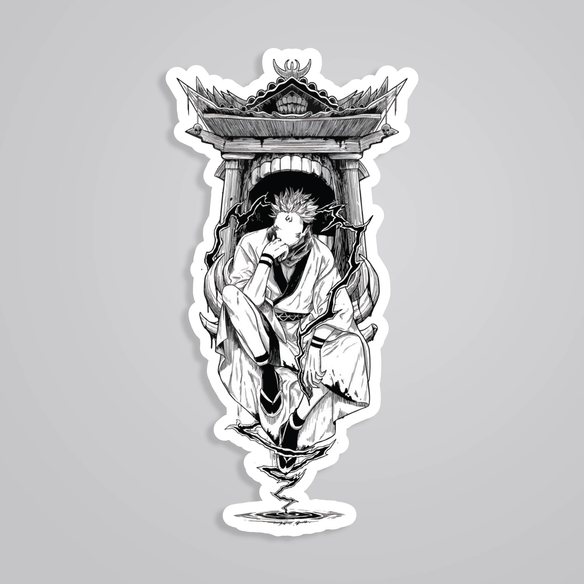 Sukuna Malevolent Shrine Stickers - Must-Have Collectible