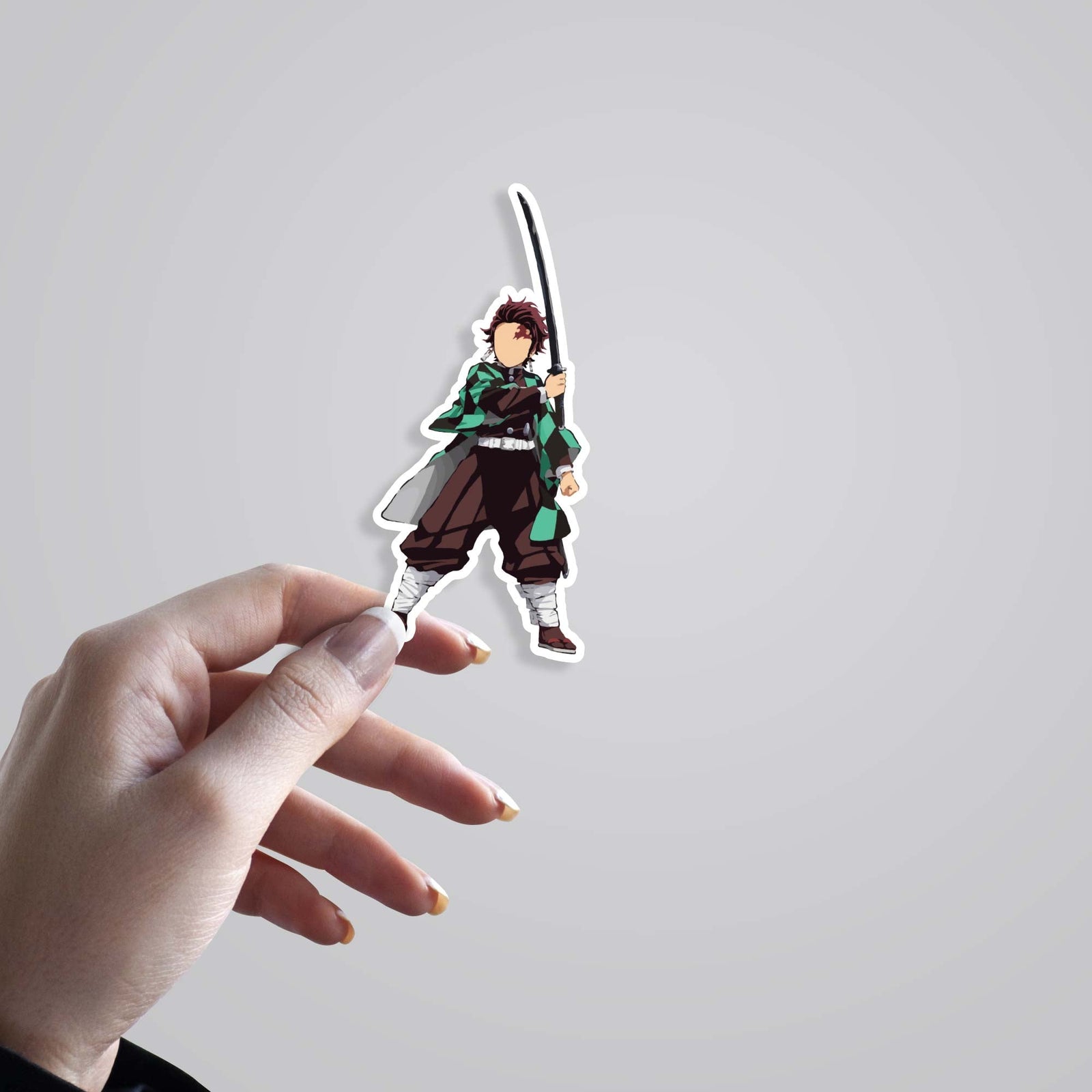 Tanjiro Kamado Minimalist Stickers - Shop Today