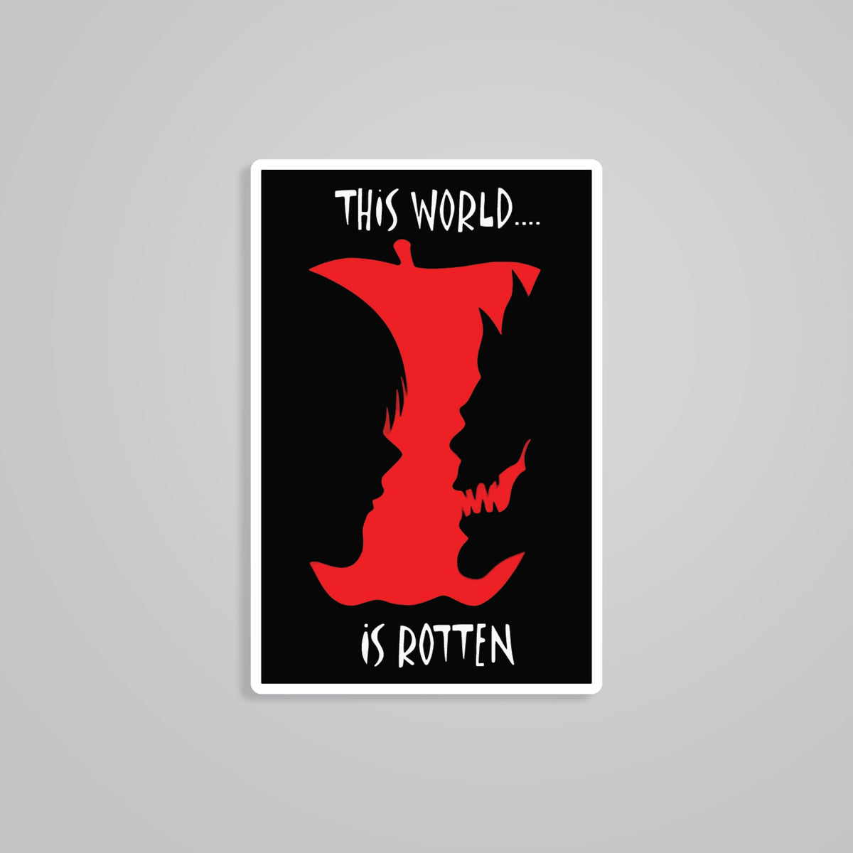 Express Your Dark Side with Our 'This World Is Rotten' Death Note Anime ...