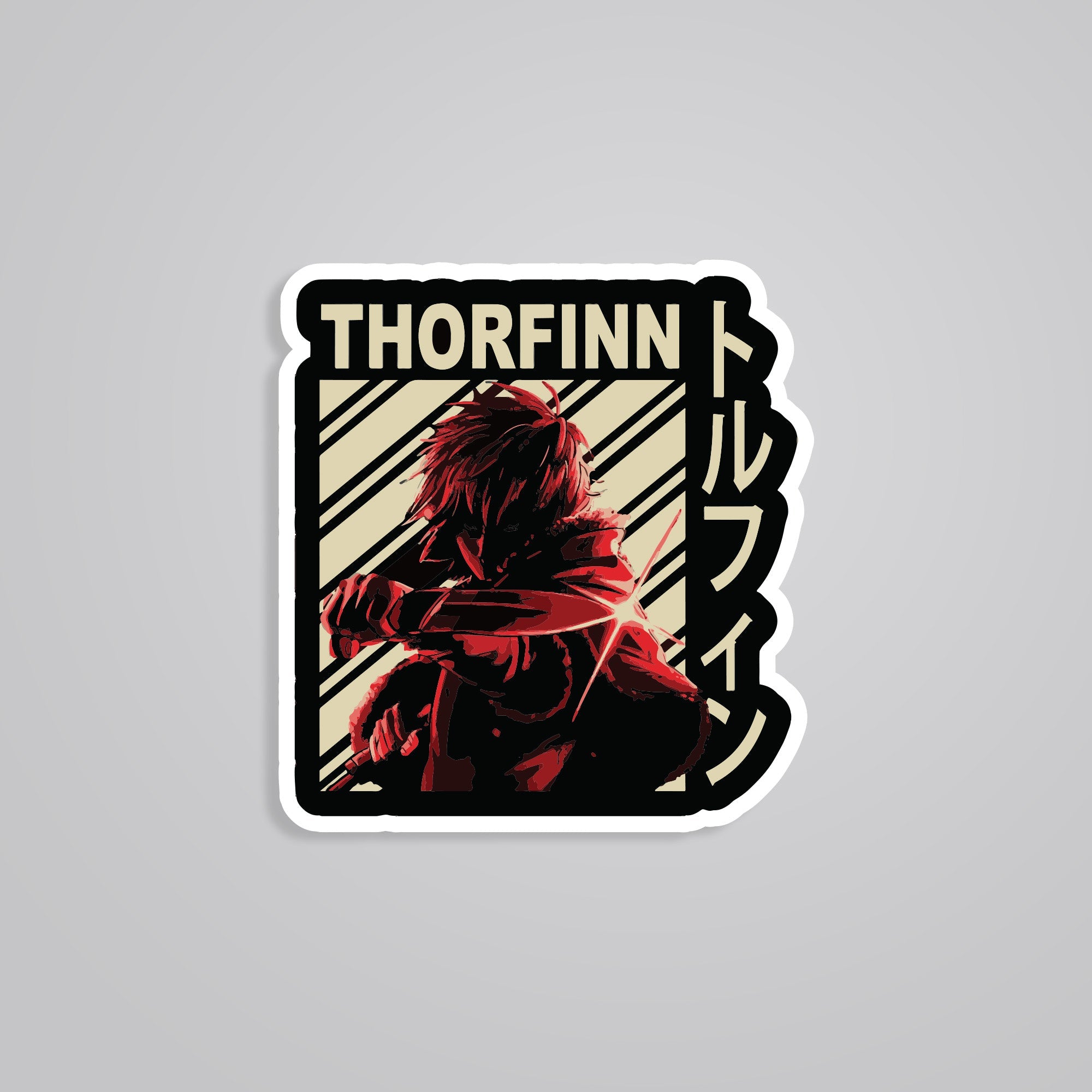 Thorfinn Vinland Saga Anime Stickers - Viking Warrior's Emblem of Honor