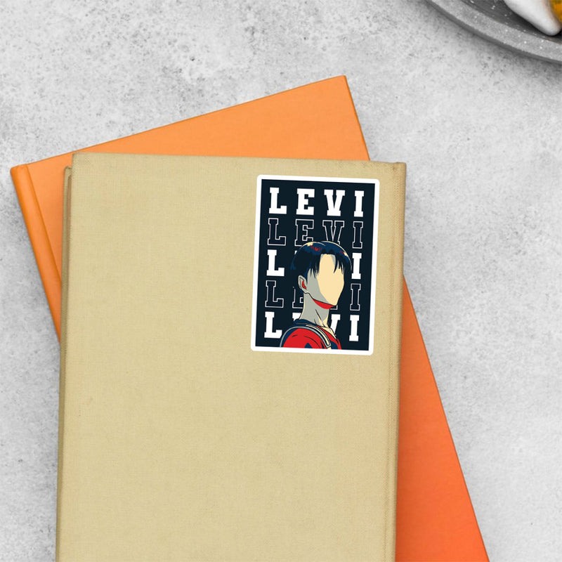 Titan Slayer Levi AOT Anime Sticker - Embrace the Power of Humanity's ...