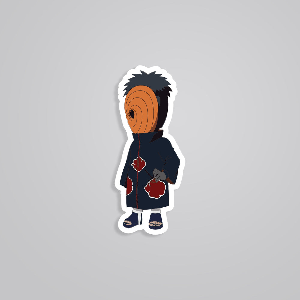 Tobi Naruto Anime Stickers - Unmask the Mystery of Akatsuki