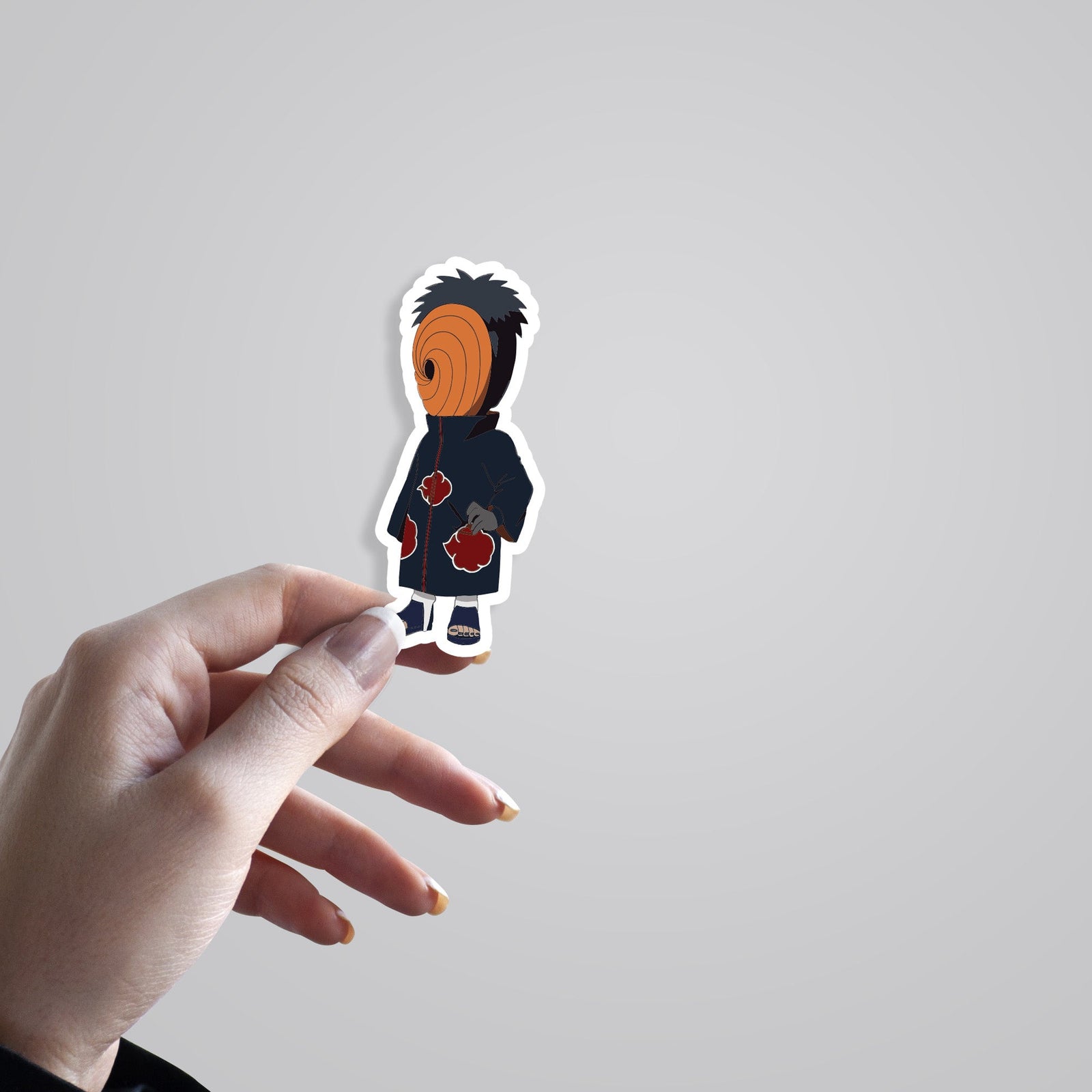 Tobi Naruto Anime Stickers - Unmask the Mystery of Akatsuki