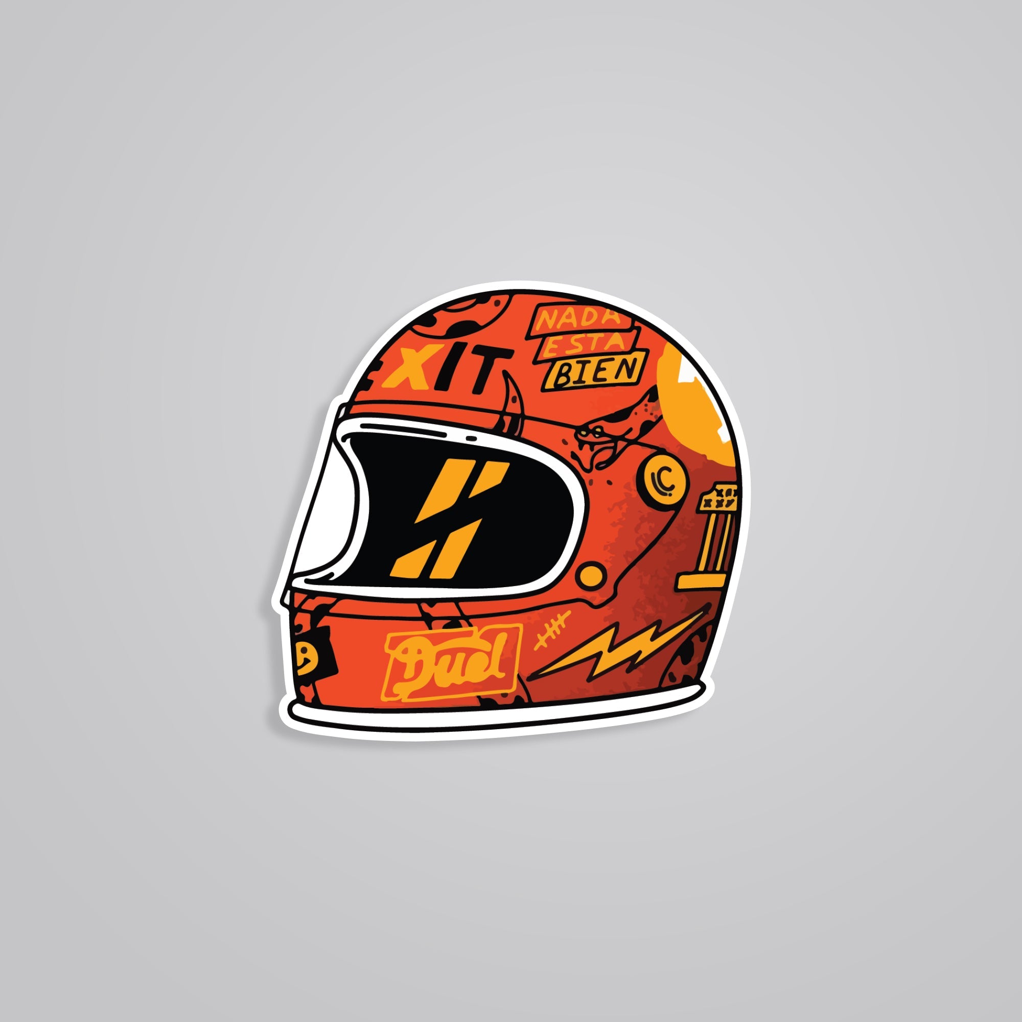 Personalize Your Ride with Our Dynamic Biker Helmet Stickers | Express ...