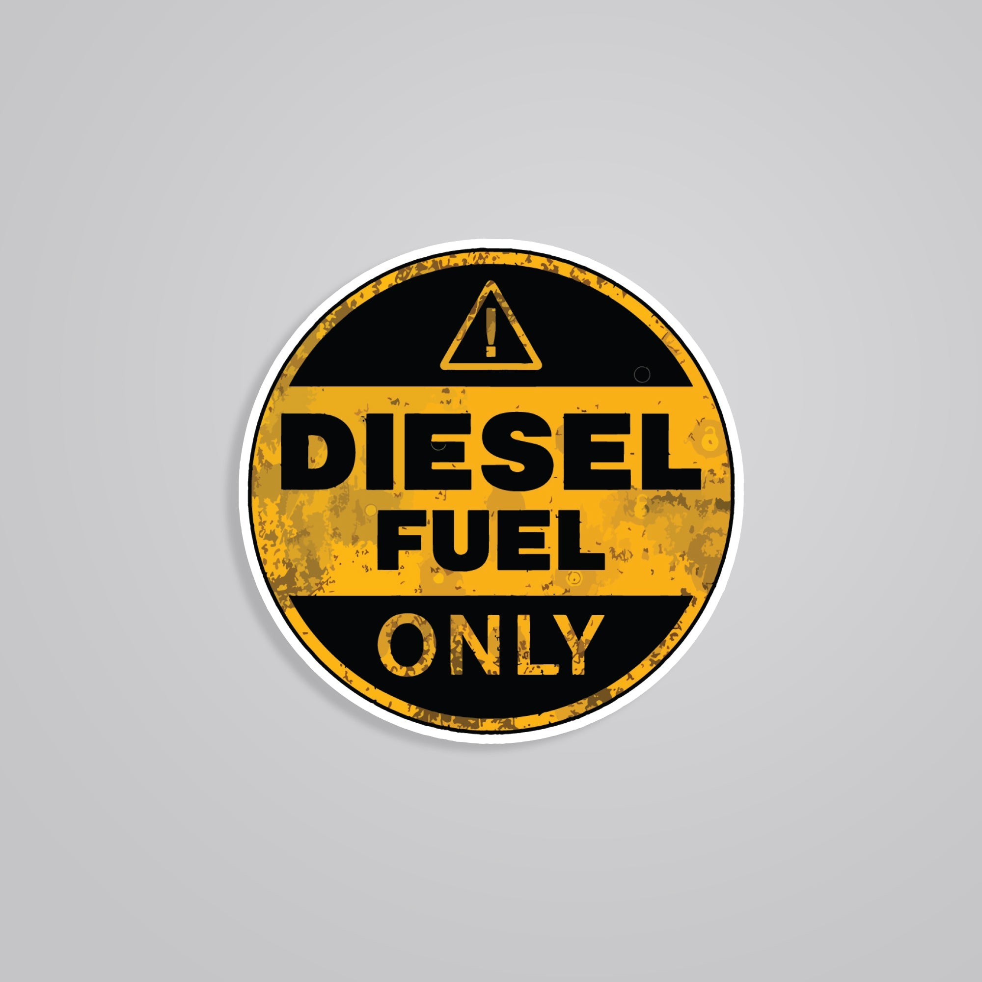 Ensure Compliance with Our Diesel Fuel Only Sticker | Durable Decals ...