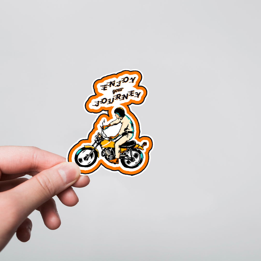Enjoy the Journey Stickers - Embrace the Adventure with Inspiring Stickers