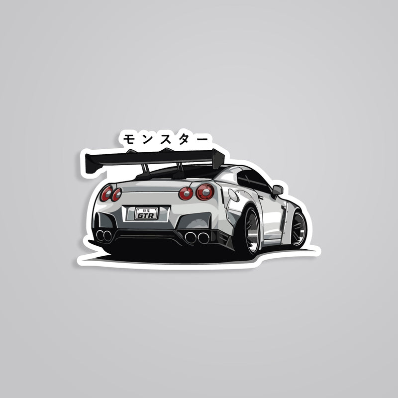 Declare Your Allegiance with Our GTR R35 Godzilla Car Sticker | Premium ...