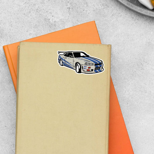 Enhance Your Nissan GTR R34's Style with our Premium Car Sticker Collection