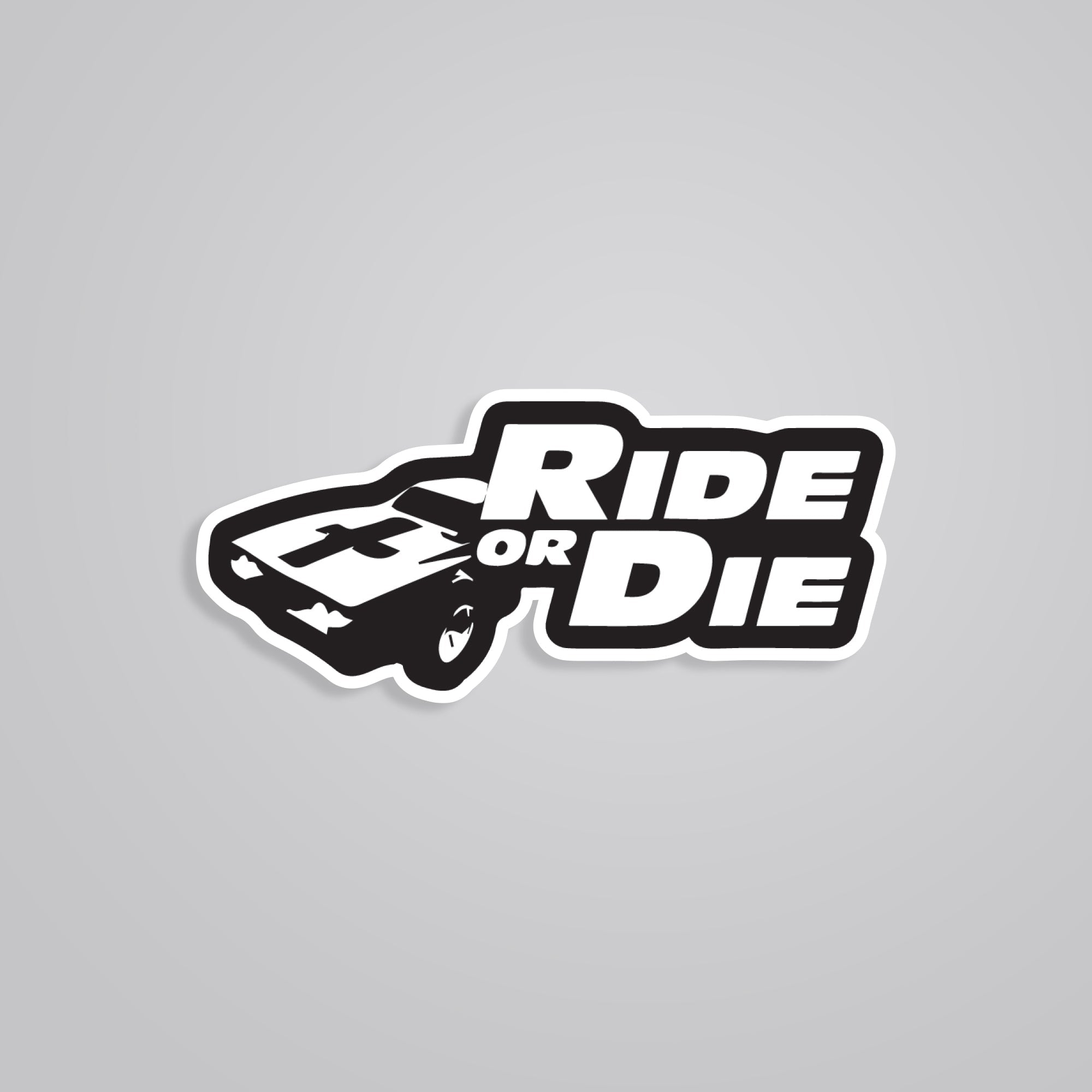 Express Your Loyalty with a Ride or Die Sticker | Unique Decals for ...