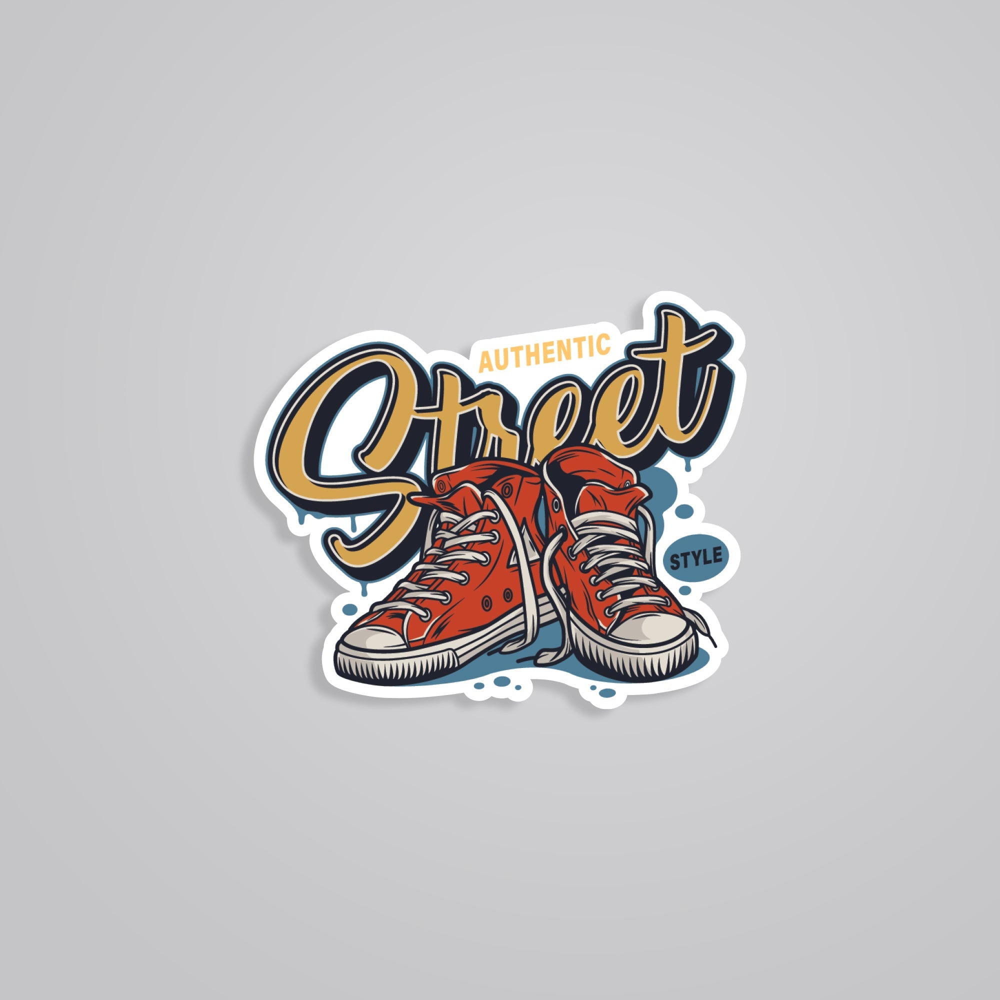 Authentic Street Style Sticker - Express Your Urban Vibe with Genuine ...