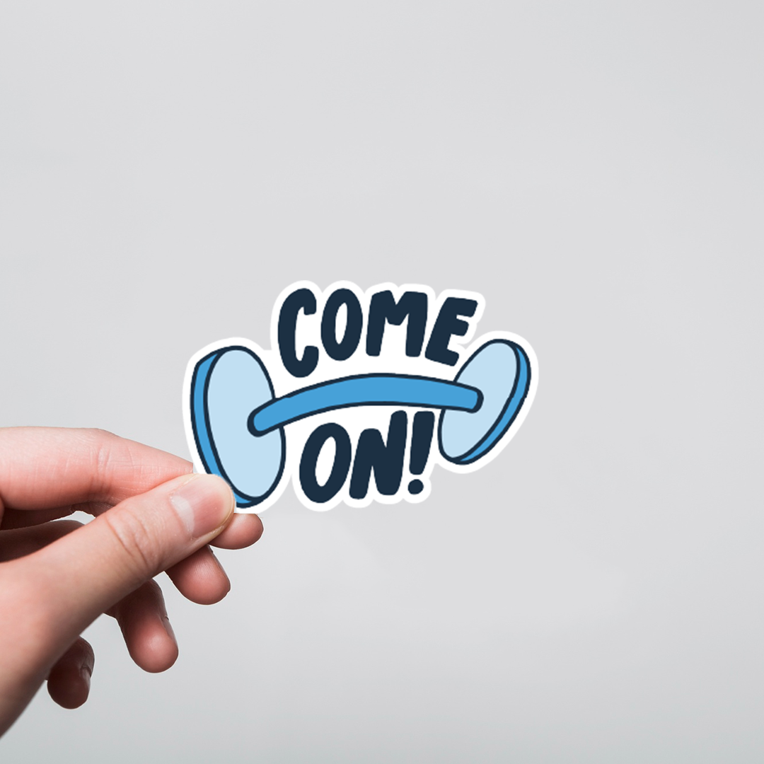 Come On Stickers - Encouragement and Motivation in Vibrant Sticker ...