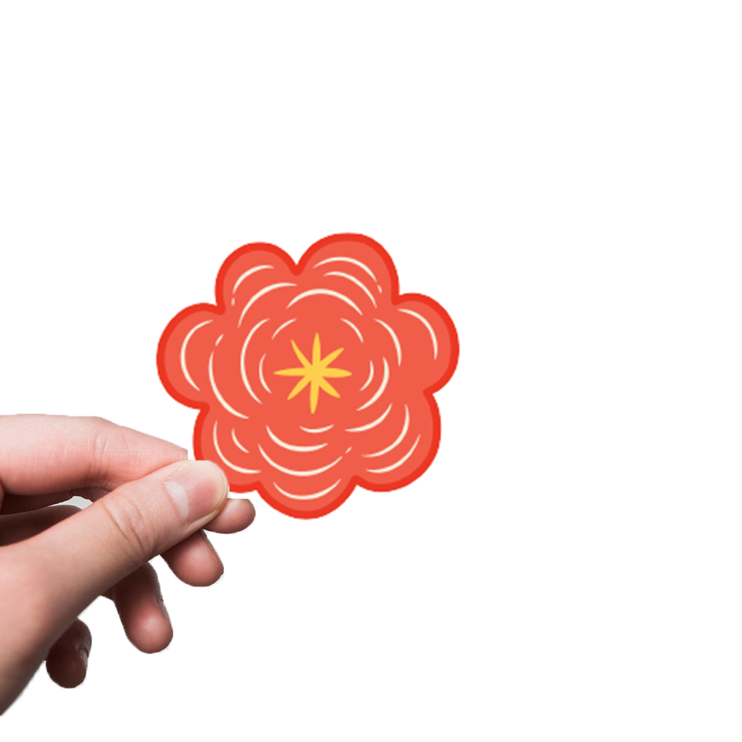 Pink Flower Stickers - Add Floral Elegance to Your Messages with ...