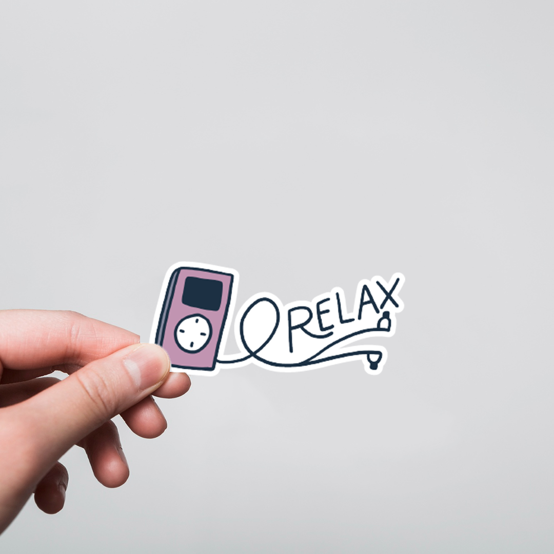 Relax Stickers - Unwind and Find Serenity with Soothing Sticker Collection