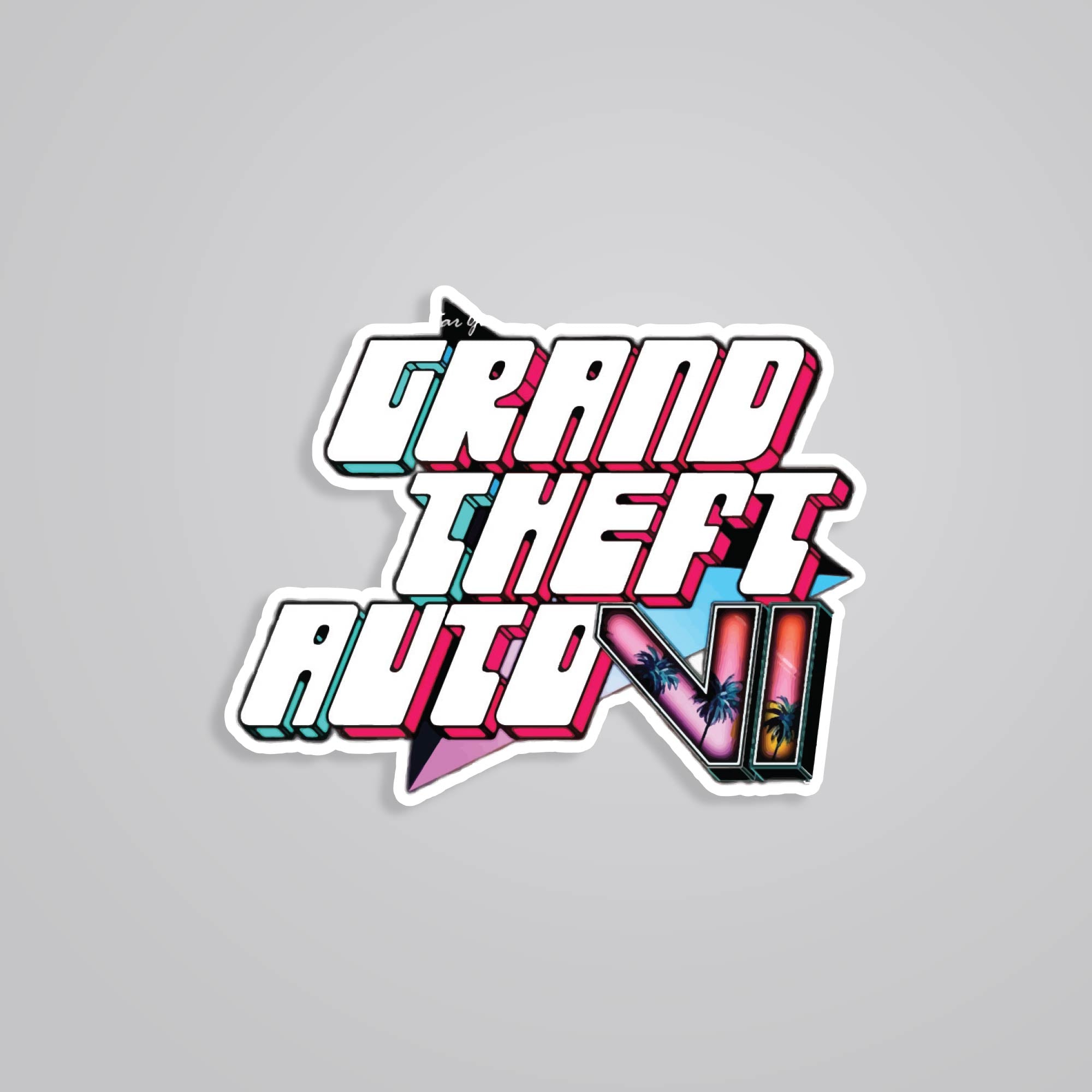 GTA 6 Gaming Stickers - Limited Edition
