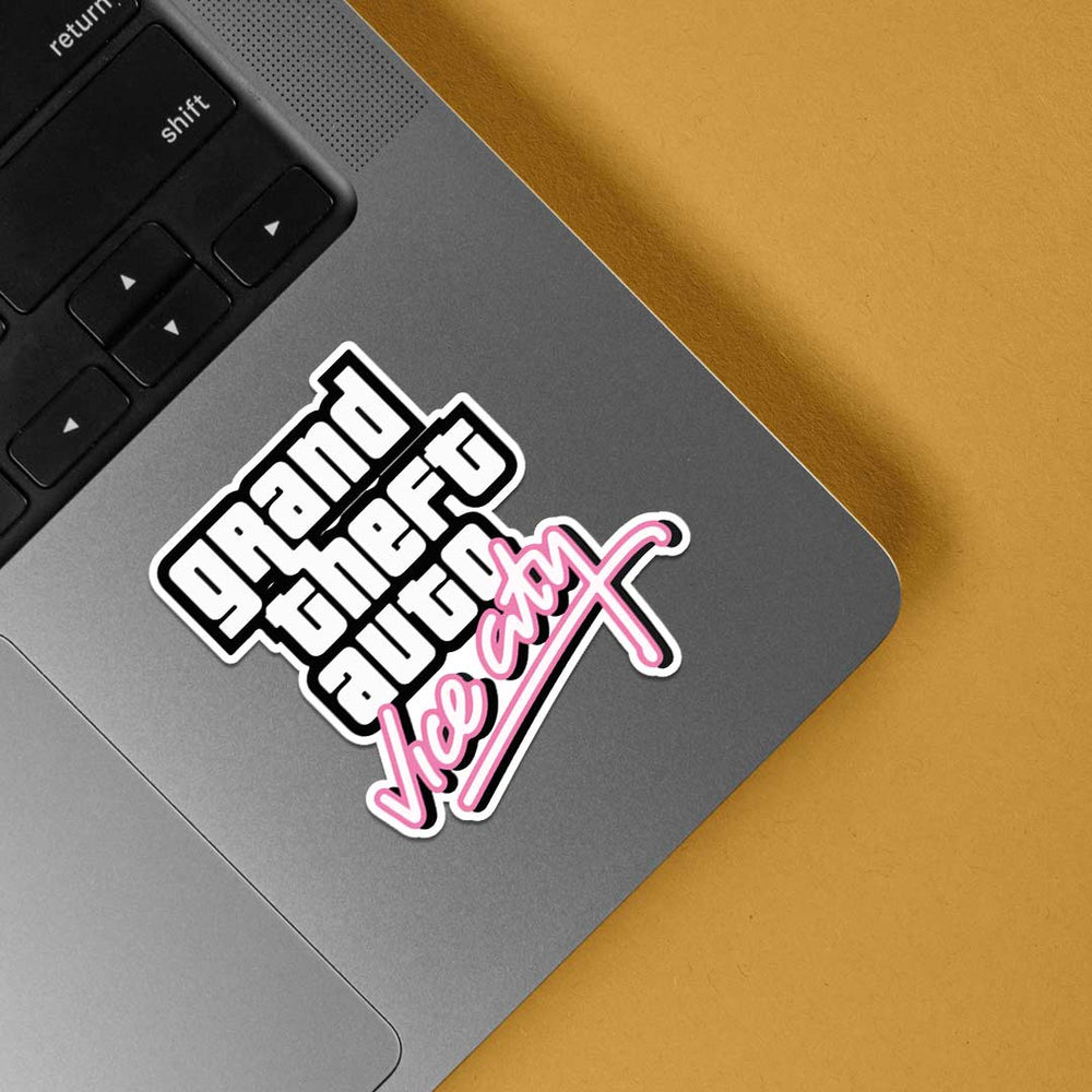 Vice City Gaming Stickers - Nostalgia Collection