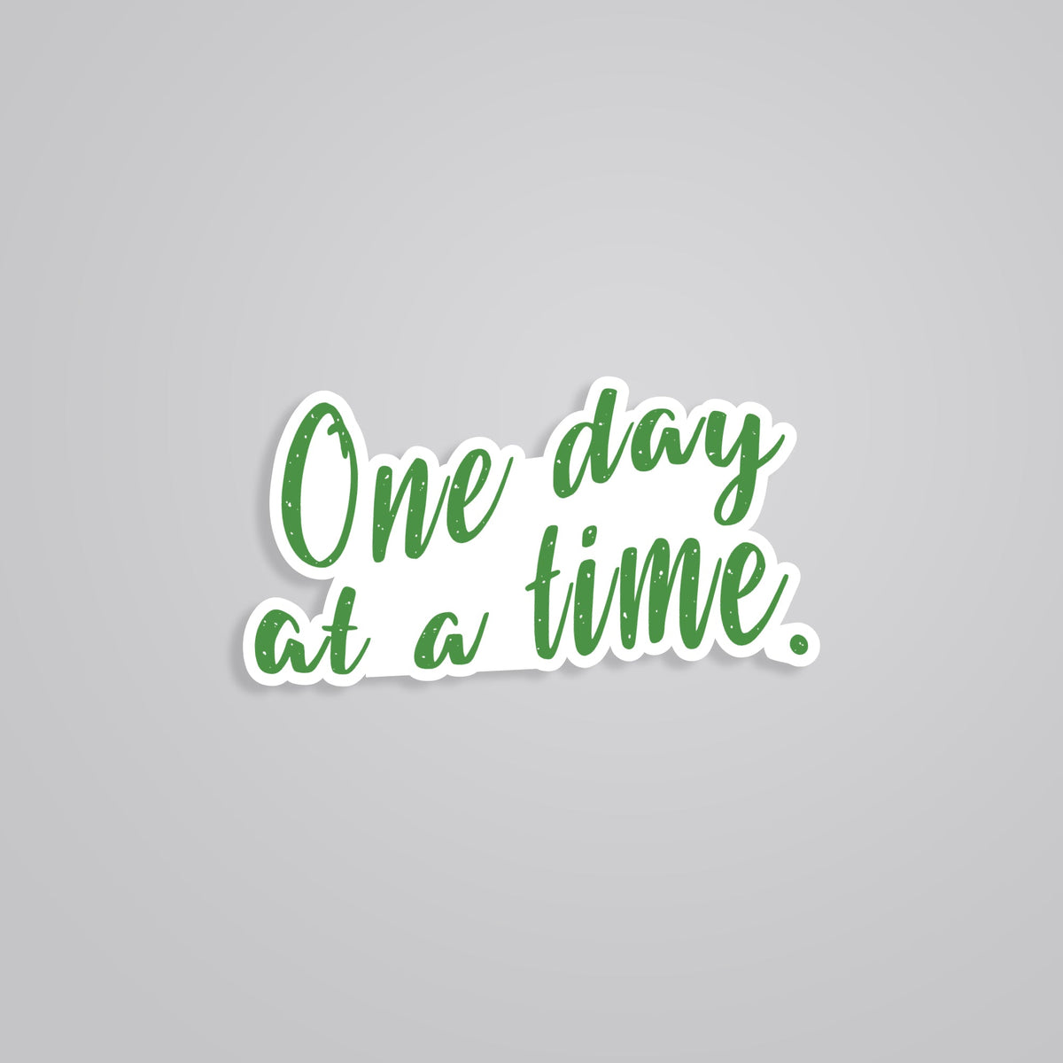One Day at a Time Motivational Sticker - Inspire Your Journey, One Day ...