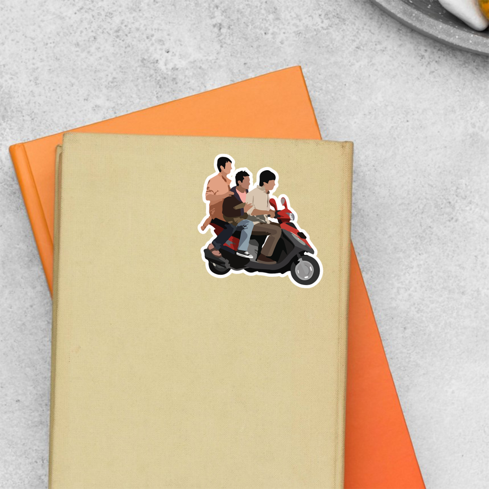 Celebrate Wit and Wisdom with 3 Idiots Stickers