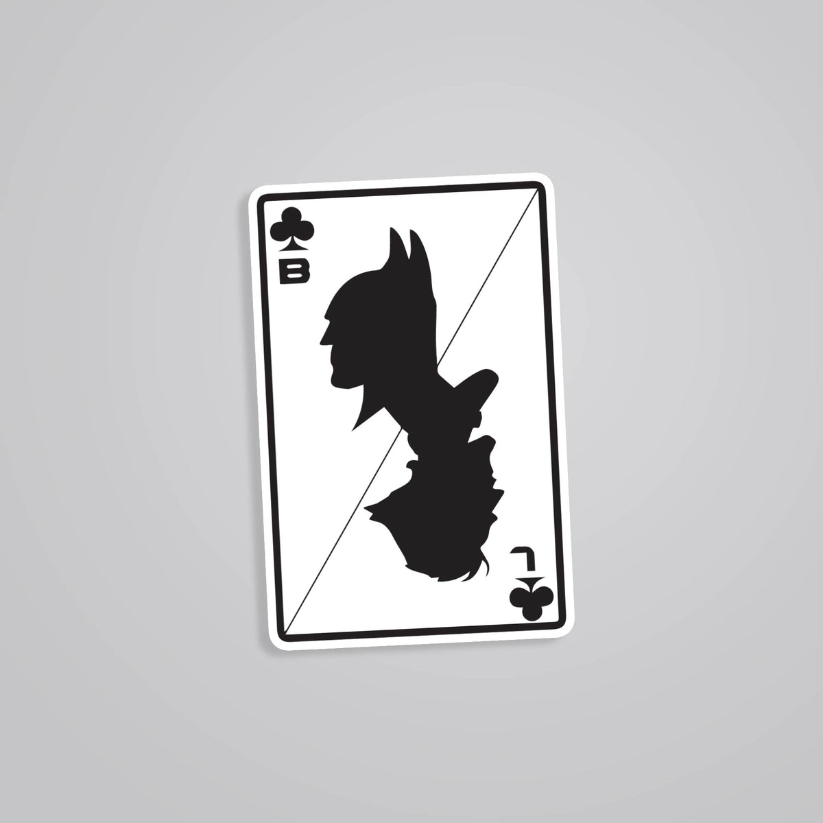 Batman and Joker Card Movies Stickers - Limited Stock