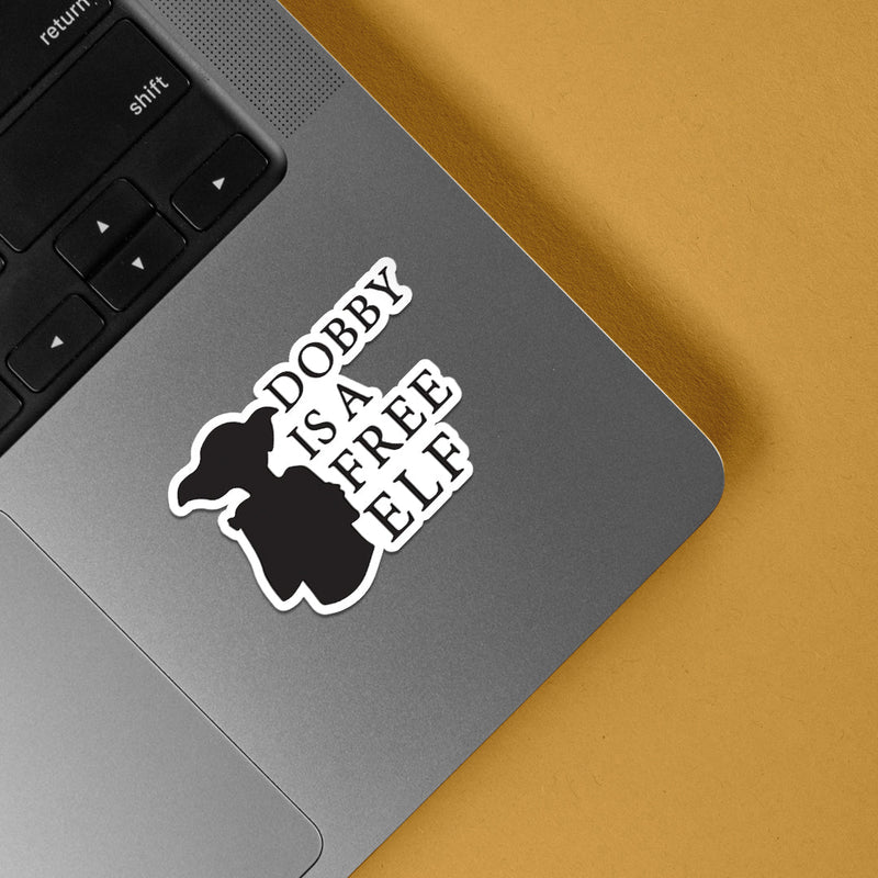 Dobby is a Free Elf Harry Potter Sticker - Declare Your Support for ...