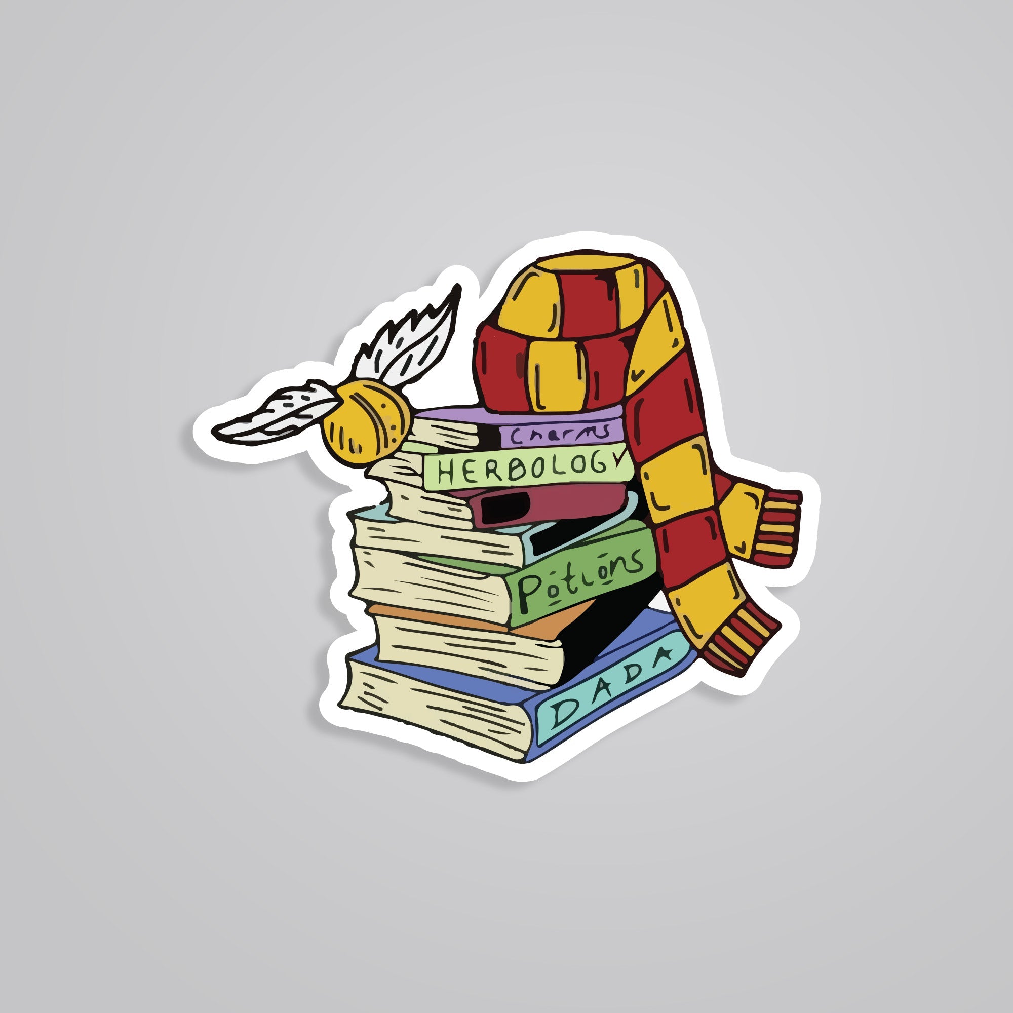 Enchant Your World with Hogwarts Books & Harry Potter Movies Stickers ...