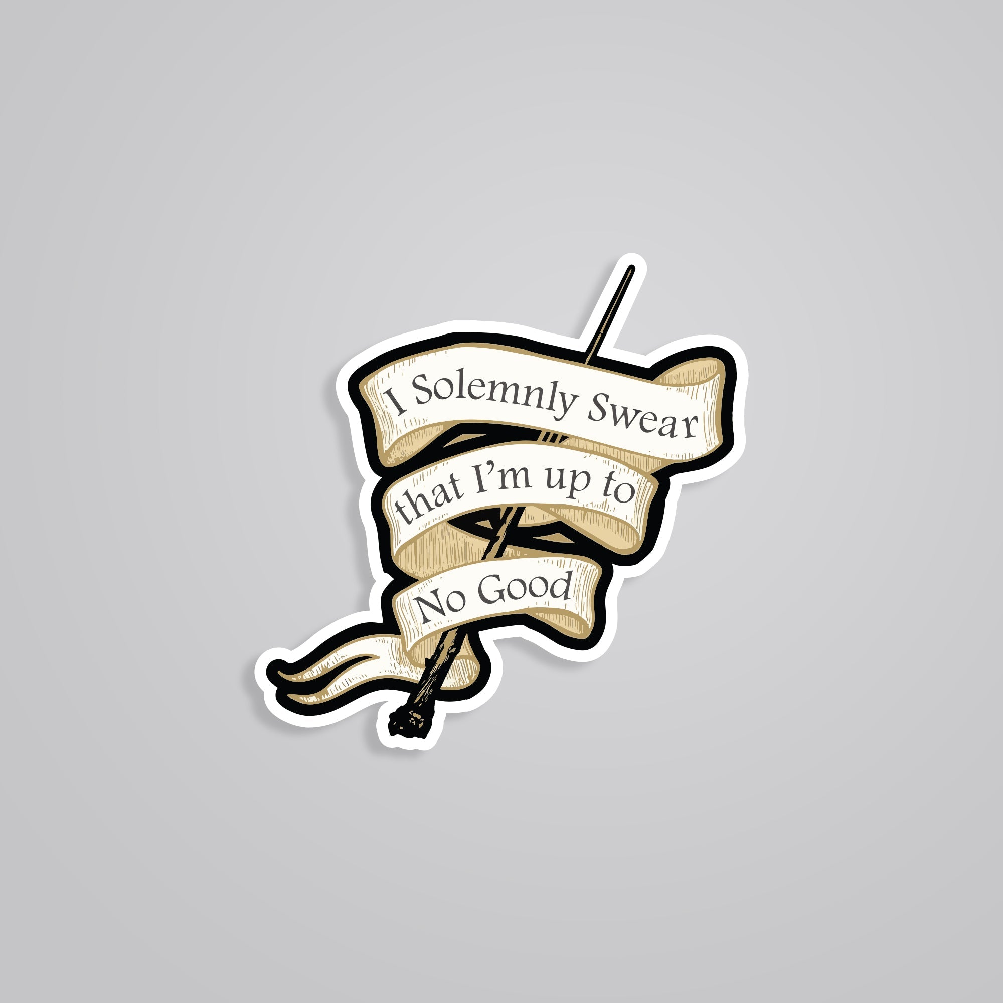I Solemnly Swear I'm Up to No Good Harry Potter Sticker - Mischief ...
