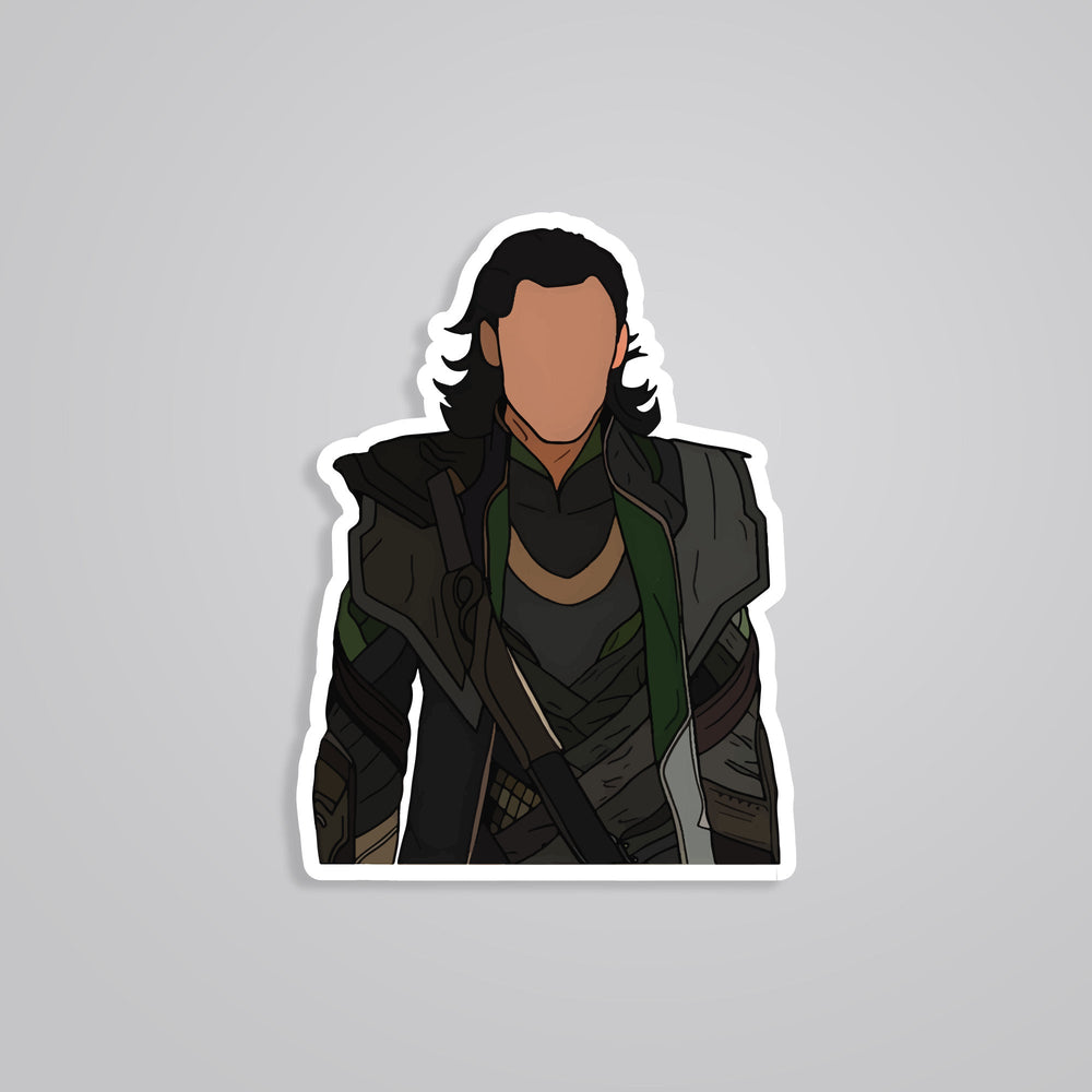 Loki Minimalist Avengers Movie Stickers - Add Mischief and Minimalism ...