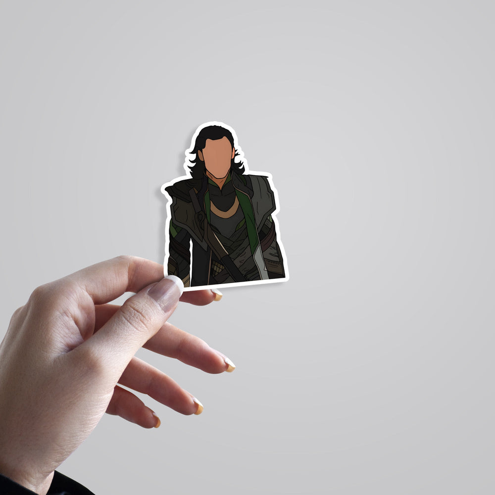 Loki Minimalist Avengers Movie Stickers - Add Mischief and Minimalism ...