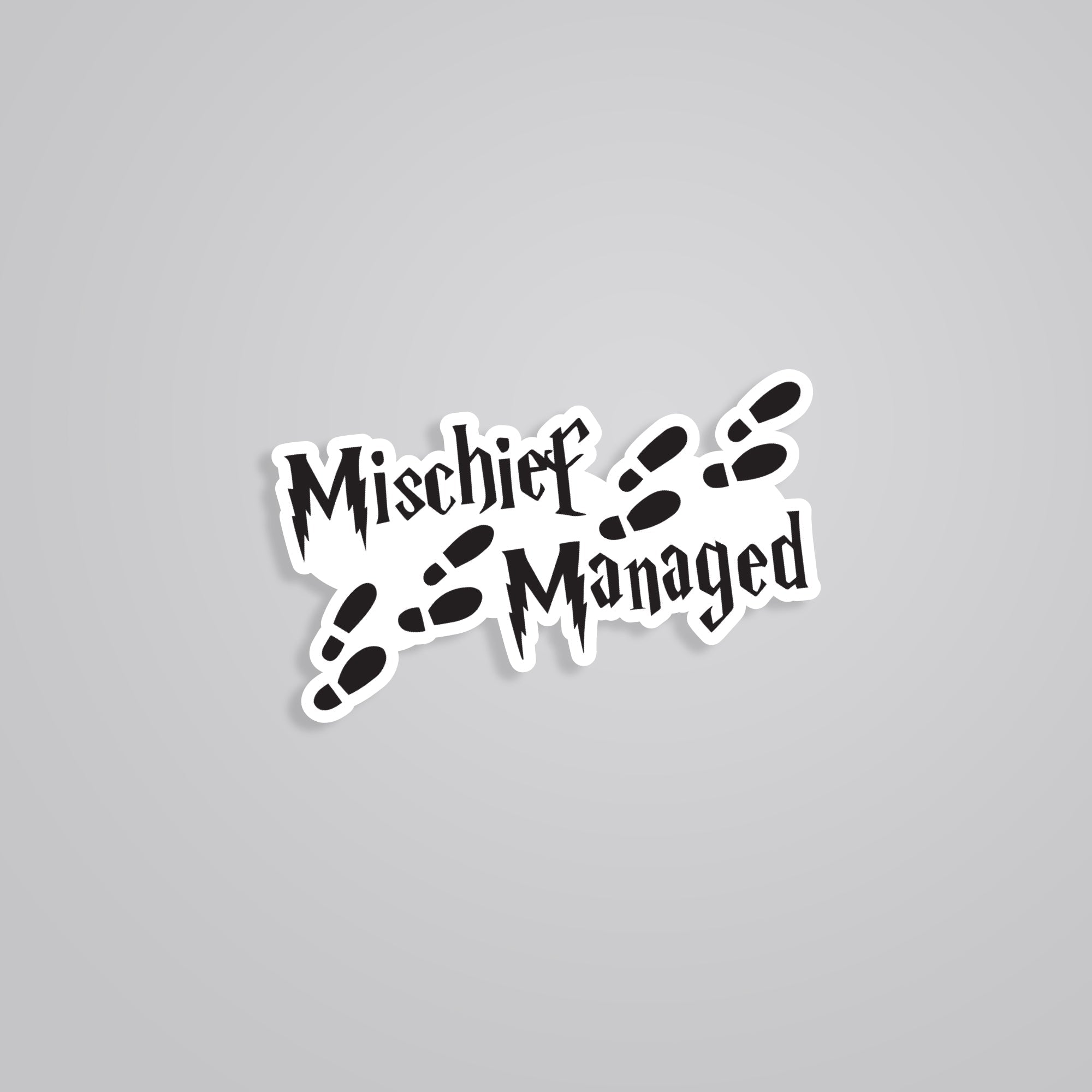 Mischief Managed Harry Potter Sticker - Cast a Spell of Whimsy Wherever ...