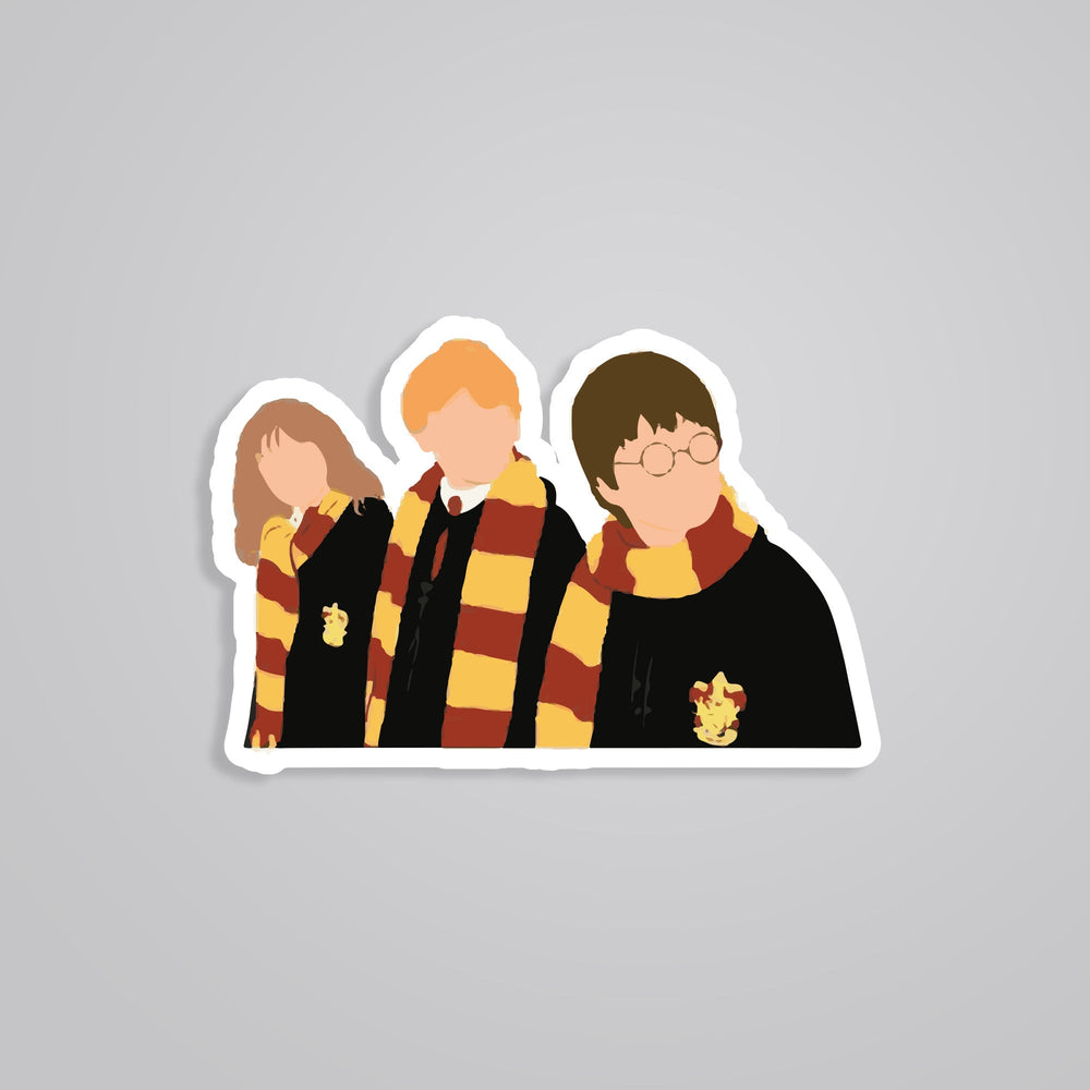 Magic in Every Detail: The Golden Trio Harry Potter Movies Stickers ...