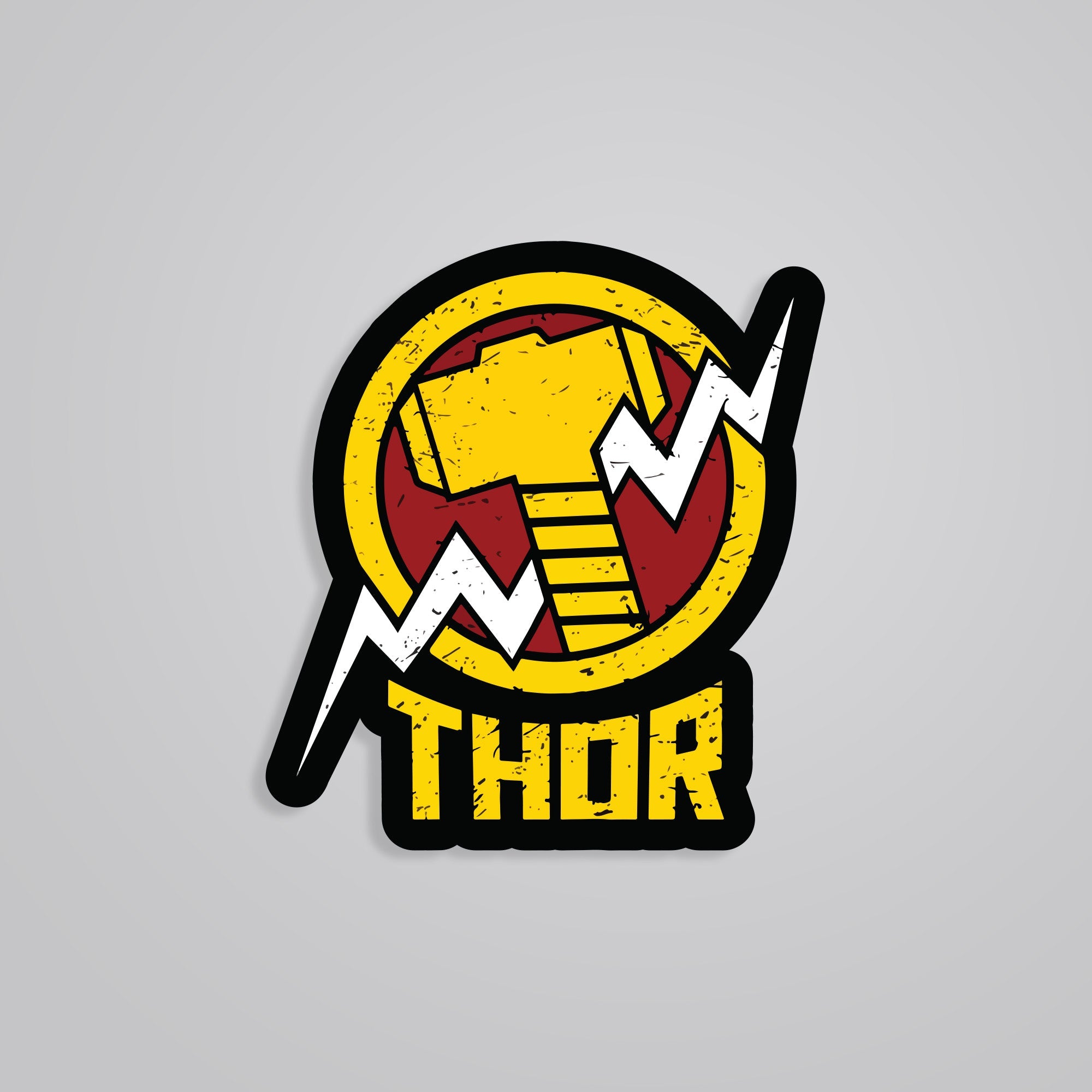Summon the Thunder with Thor Hammer Avengers Movies Stickers | Epic ...