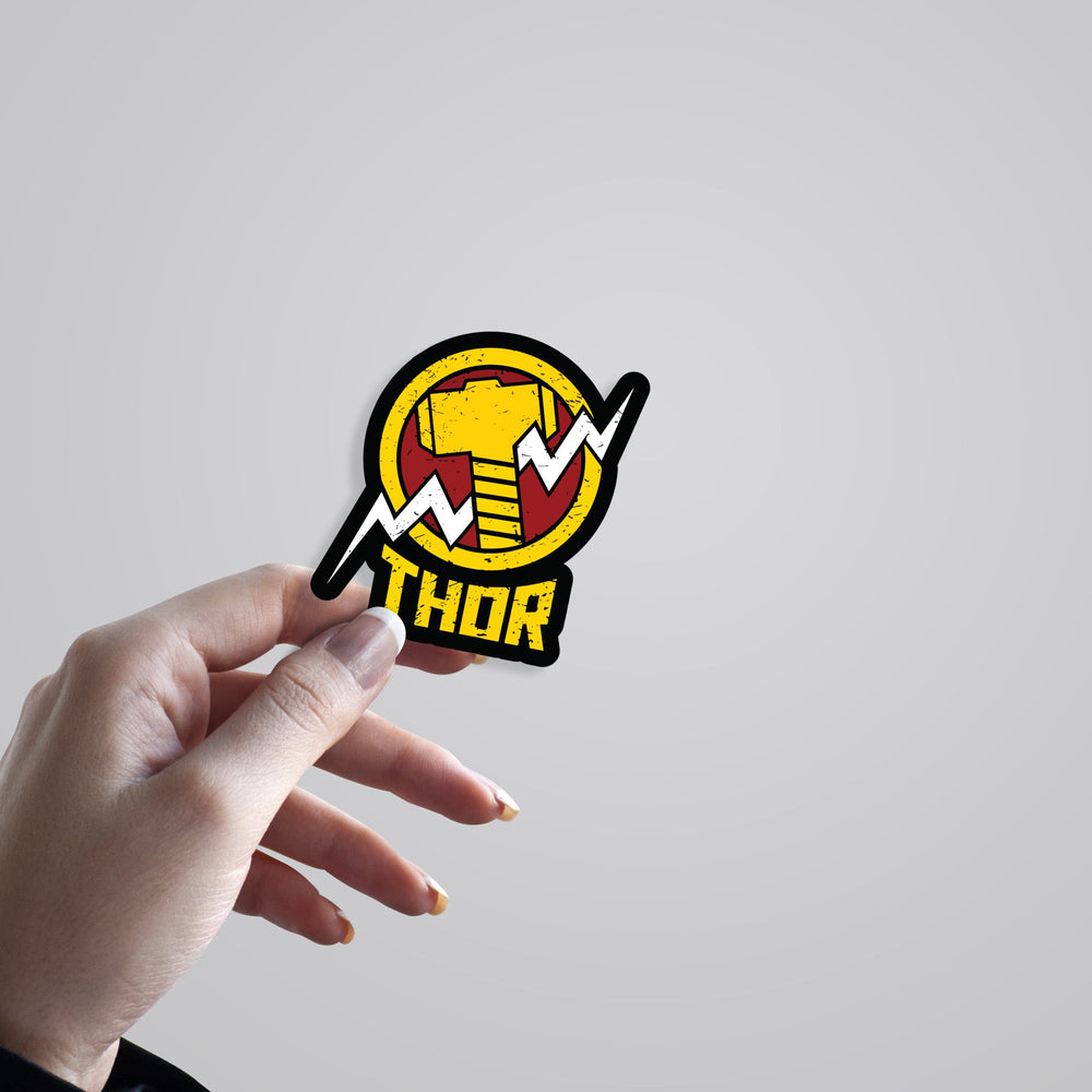 Summon the Thunder with Thor Hammer Avengers Movies Stickers | Epic ...
