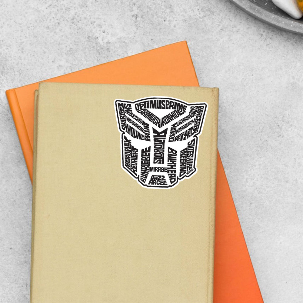 Transform Your Gear with the Iconic Transformers Logo Sticker - Autobot ...