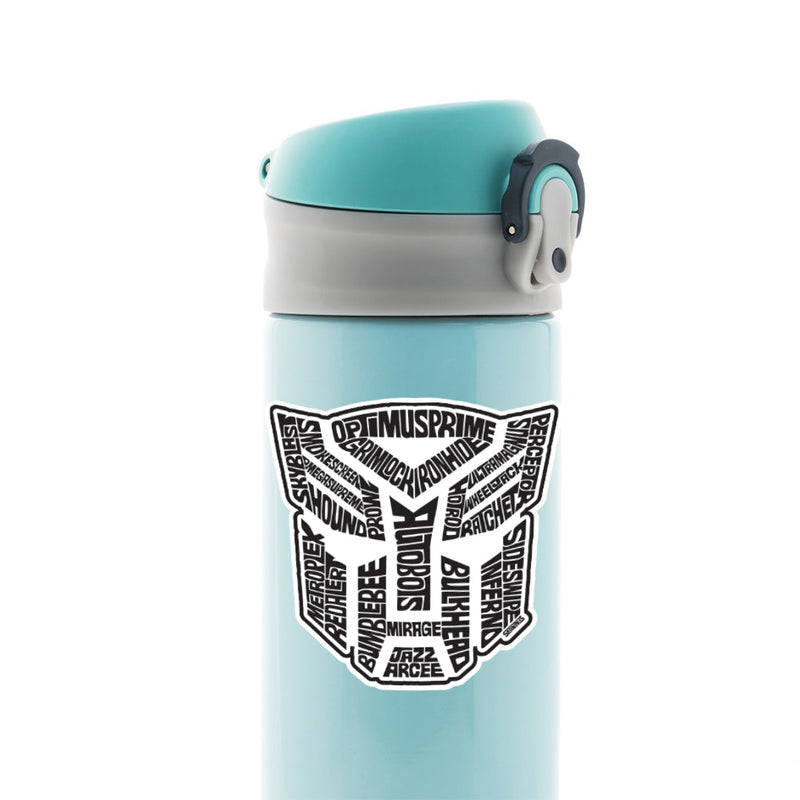 Transform Your Gear with the Iconic Transformers Logo Sticker - Autobot ...