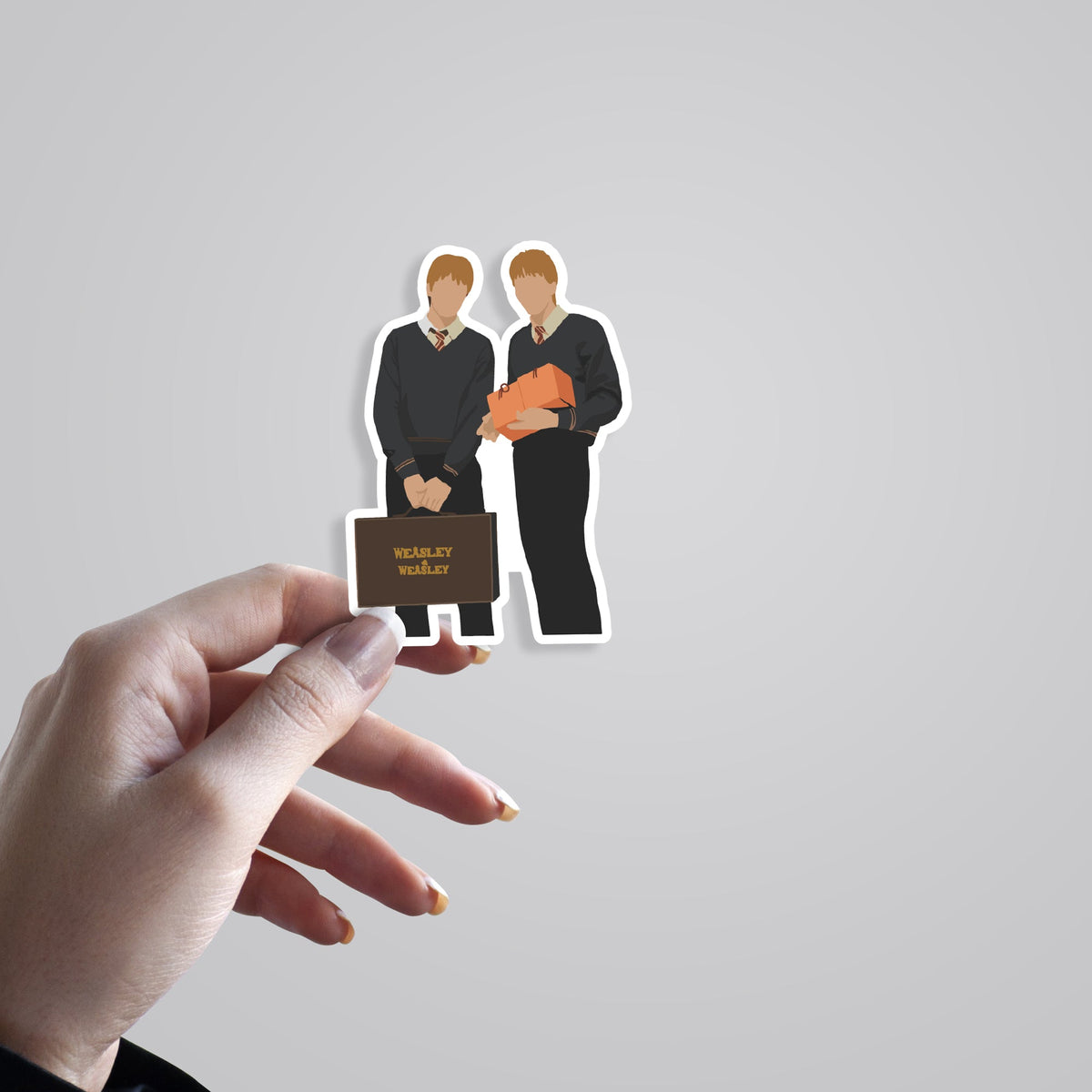 Weasley Twins Harry Potter Sticker - Mischief Managed with Fred and George